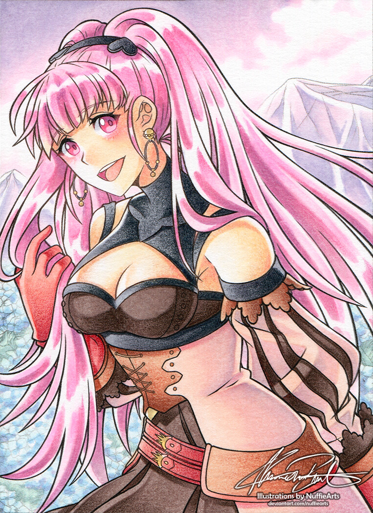 ArtStation - Patreon ACEO #2 - FE3H Hilda Goneril