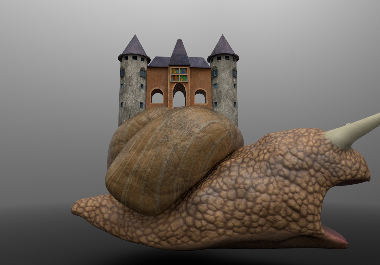 ArtStation - Snail Castle