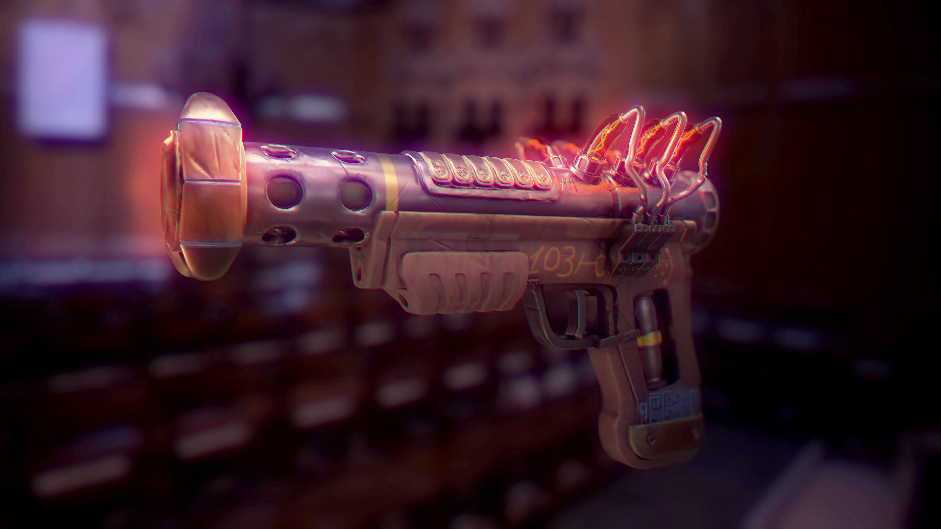 ArtStation - Stylized Laser Gun