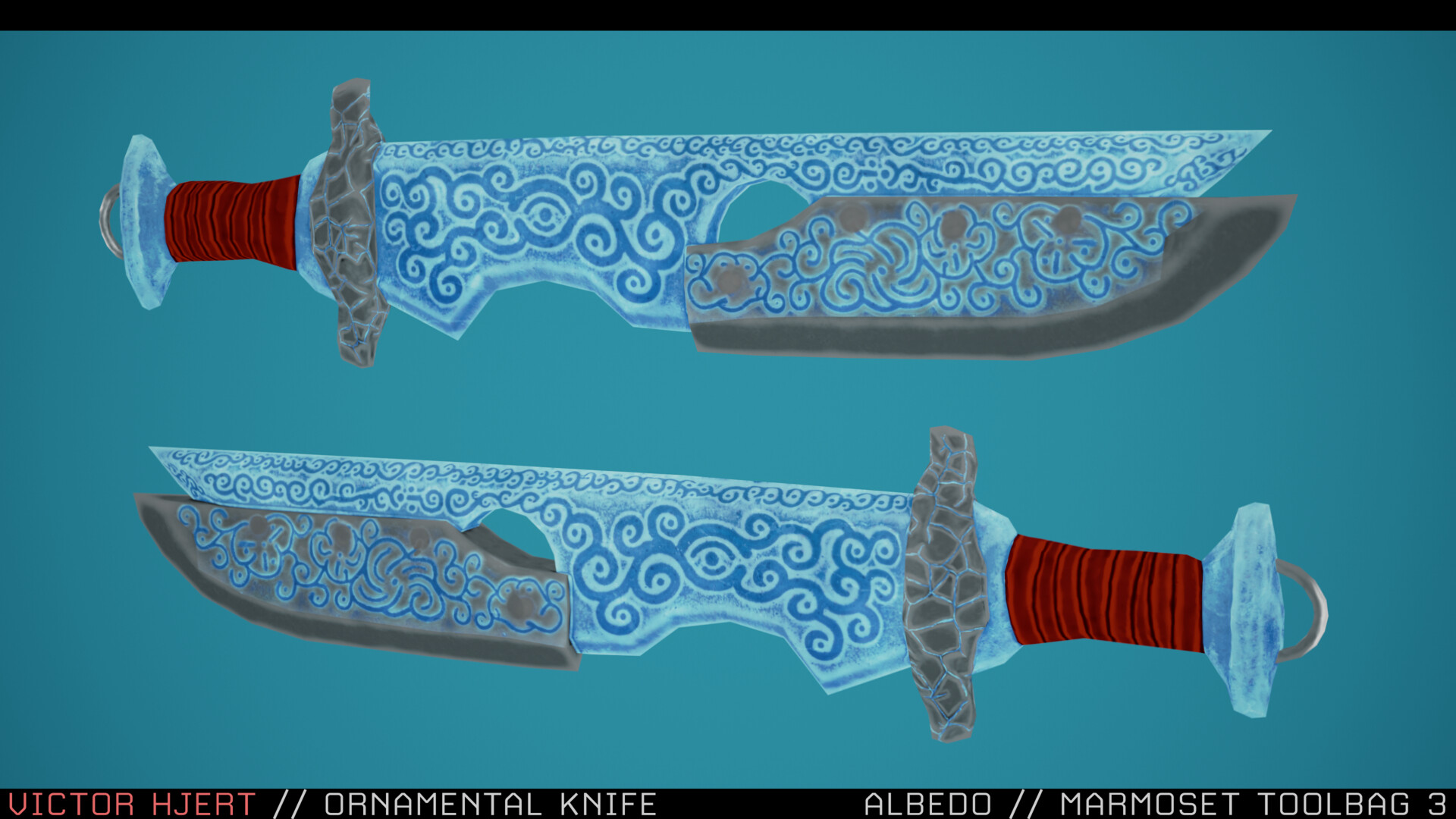 Wictor Hjert - Ornamental Knife Stylized
