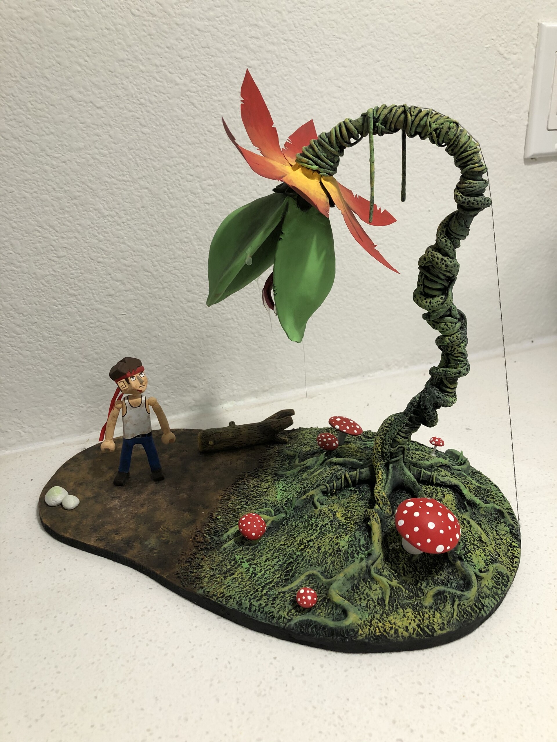 ArtStation - Boss Battle: Plant Monster Sculpture