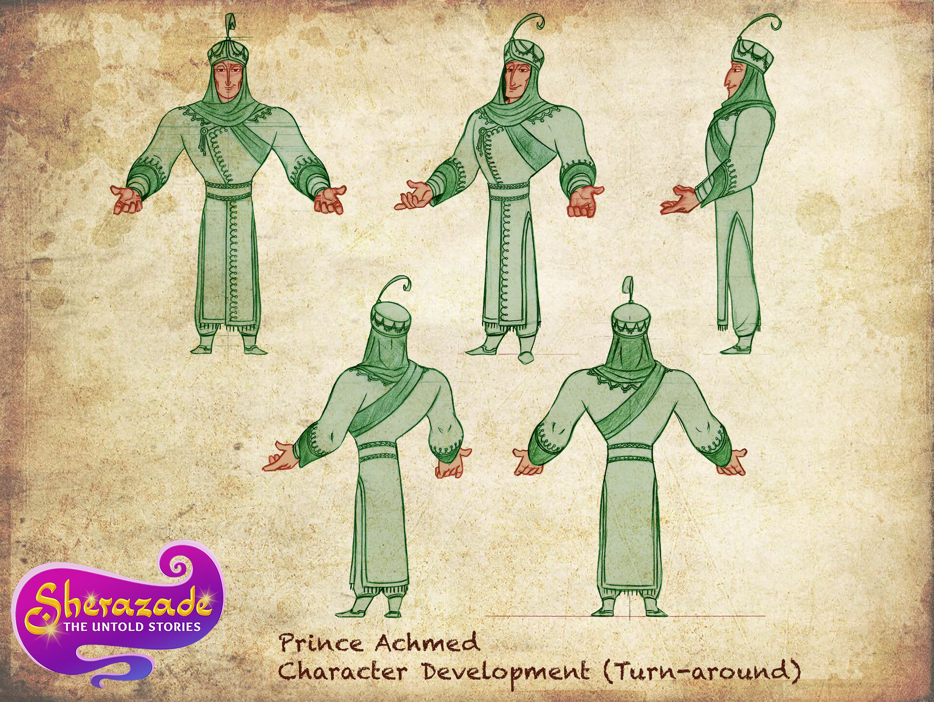 Manolo Trujillo - "Prince Achmed" Character Development (for Hahn Film AG)