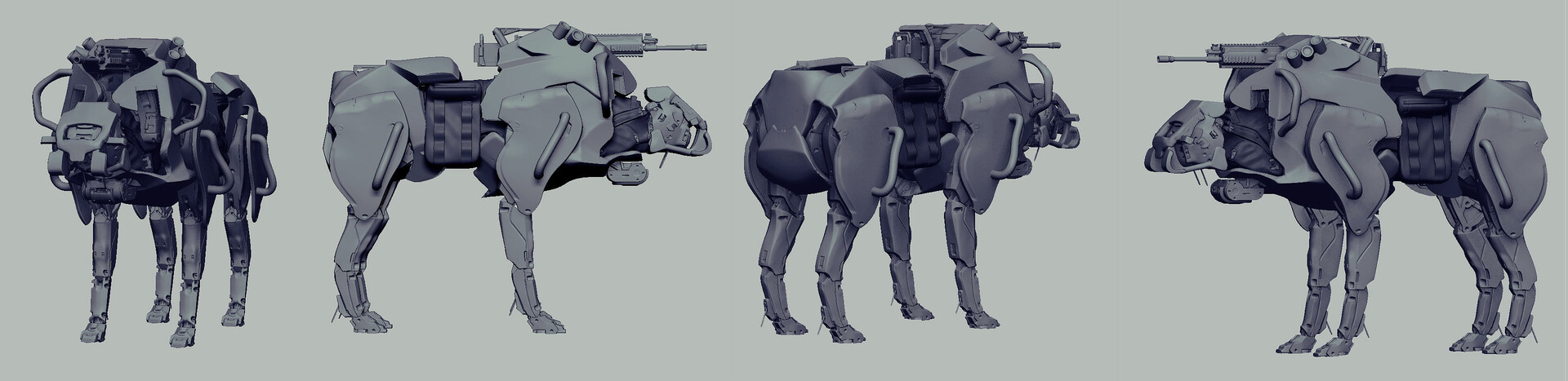 ArtStation - Unused Dog Concepts