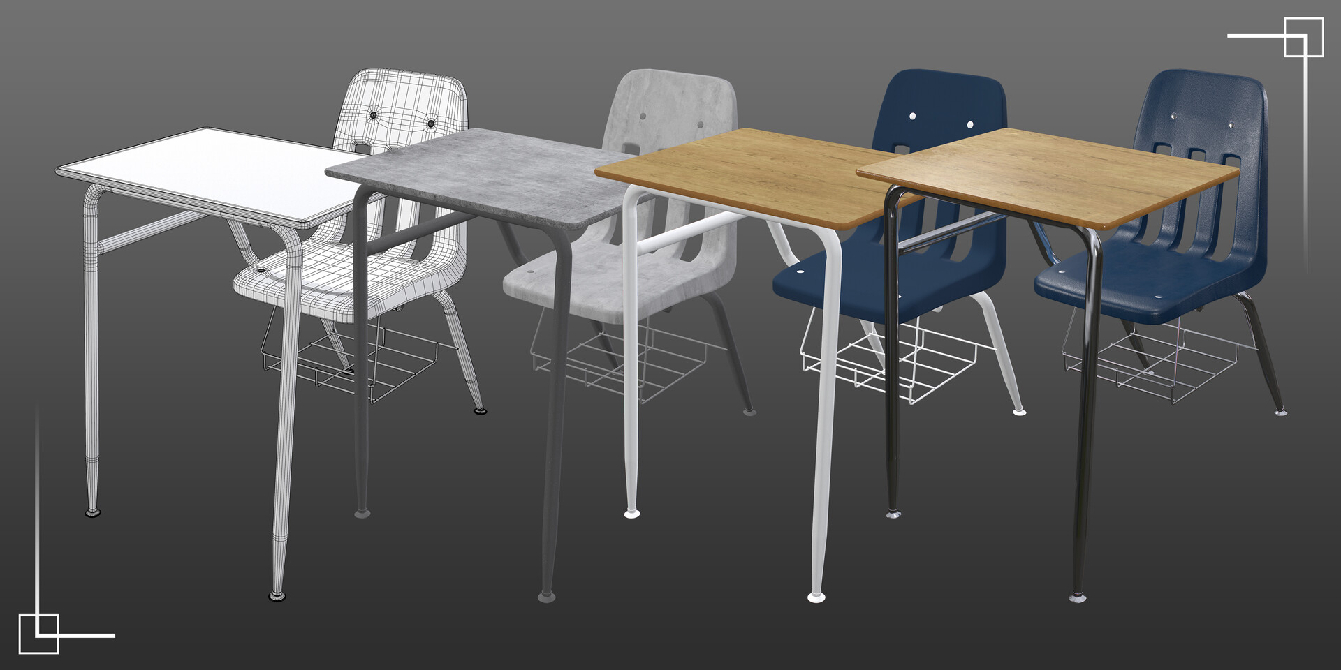 Travis Bridges - School Desk