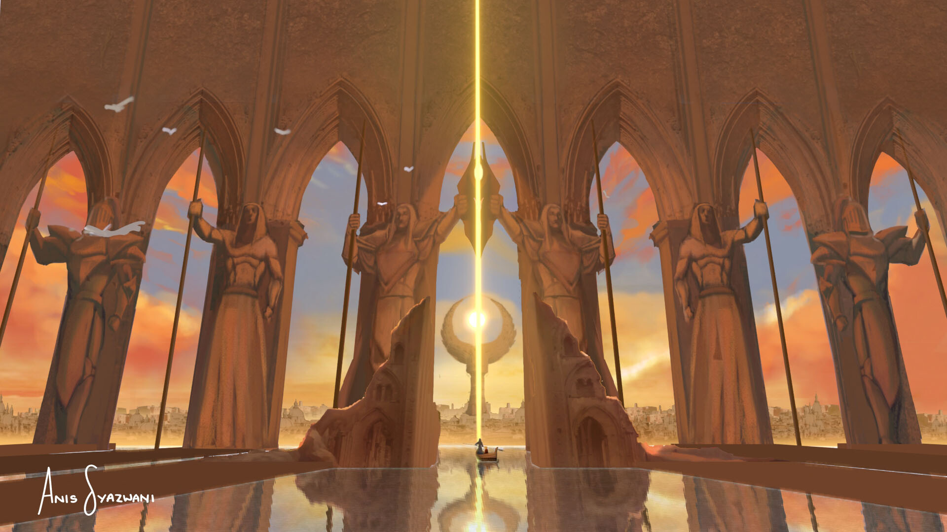 ArtStation - Hall of Ancient Warriors