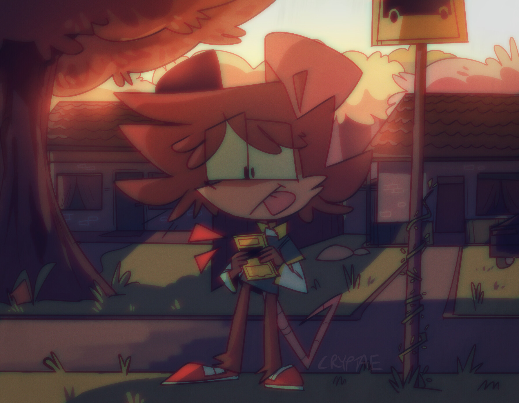 ArtStation - (2019) Waiting for the bus