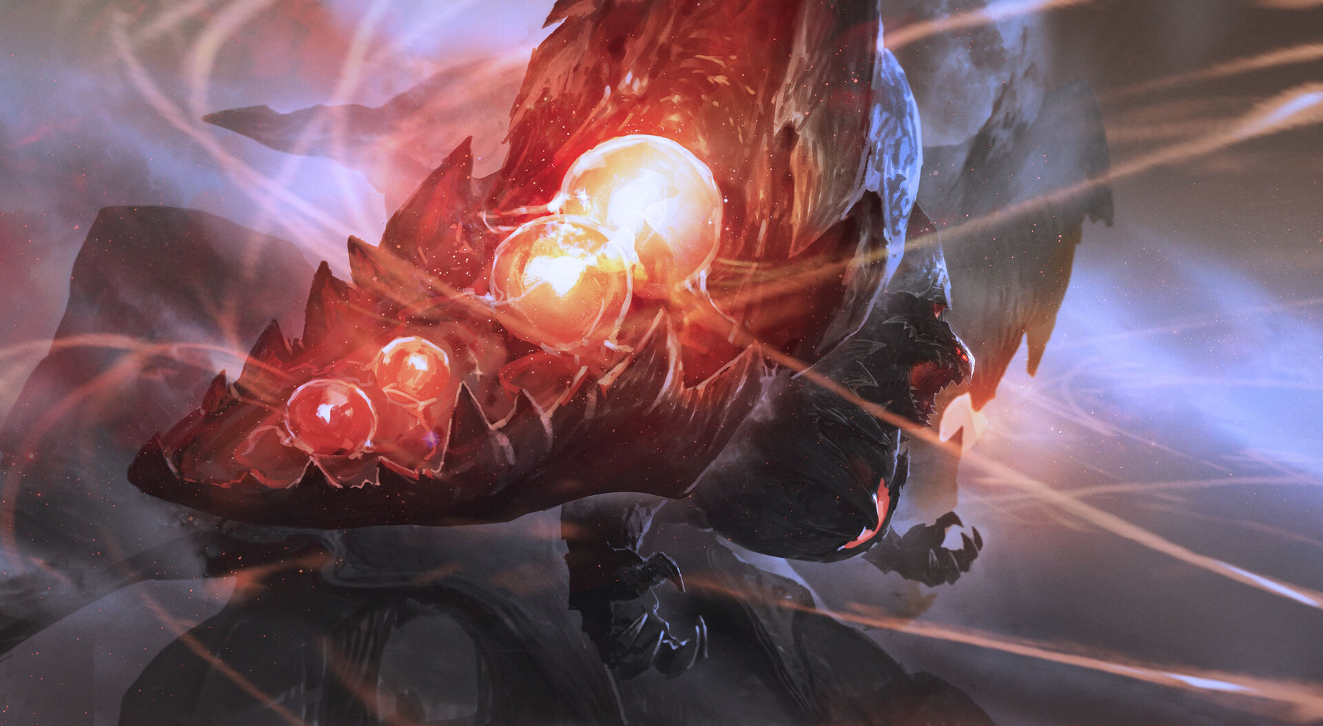 ArtStation - diamond weapon ff7 fanart