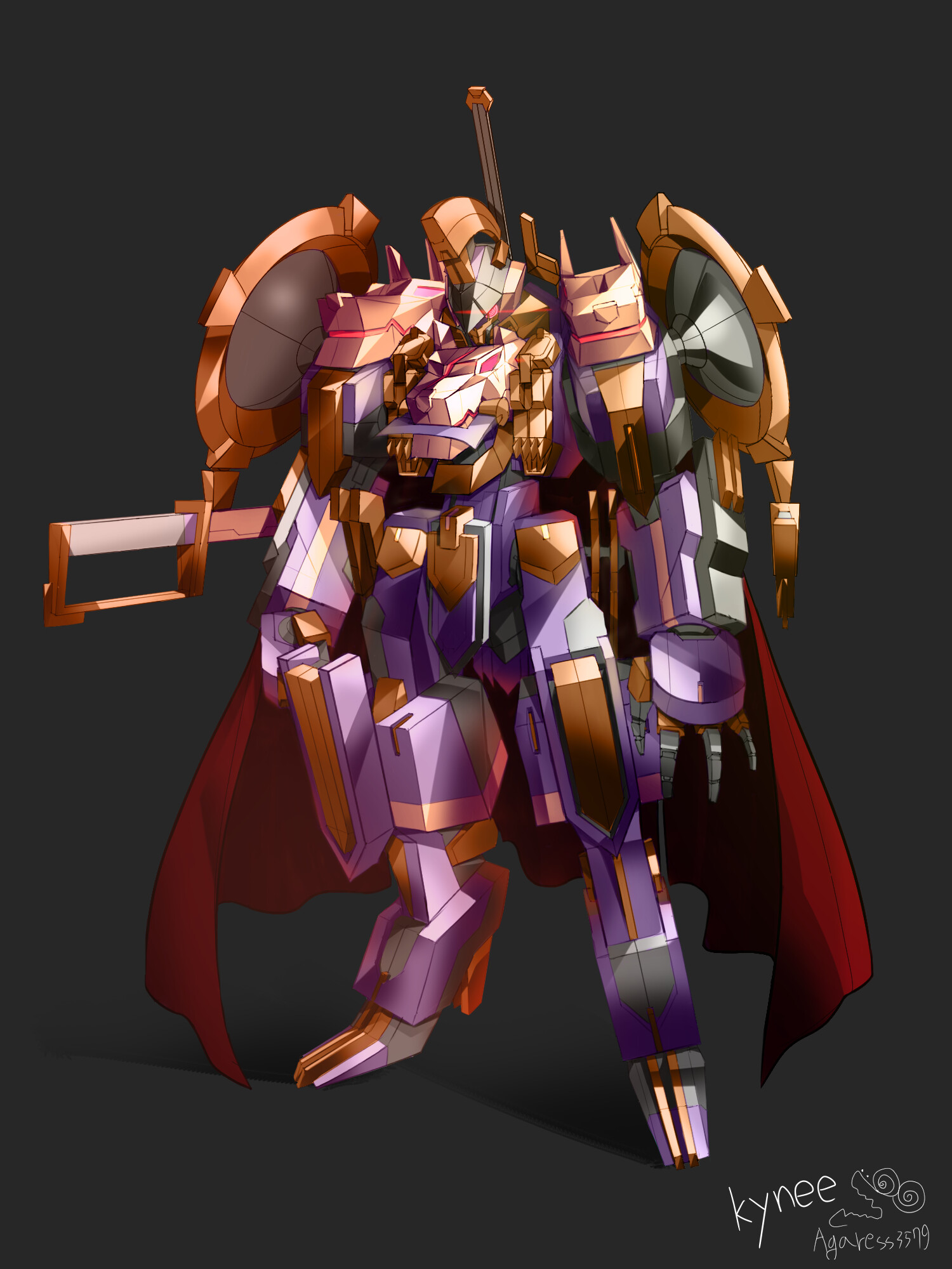 ArtStation - original mecha- Kynee 퀴네에