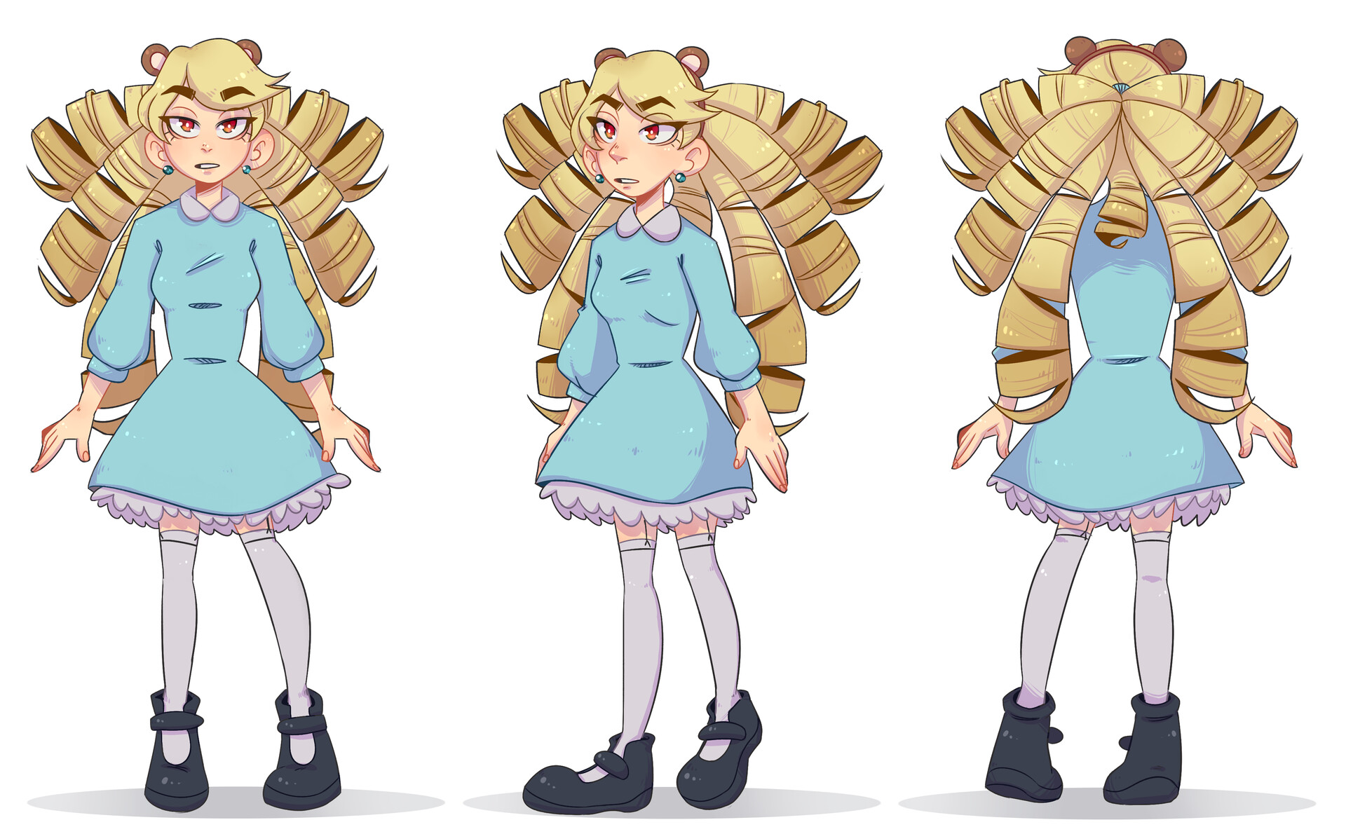 Andrea Fernández - Ricitos de Oro - Creación de personaje