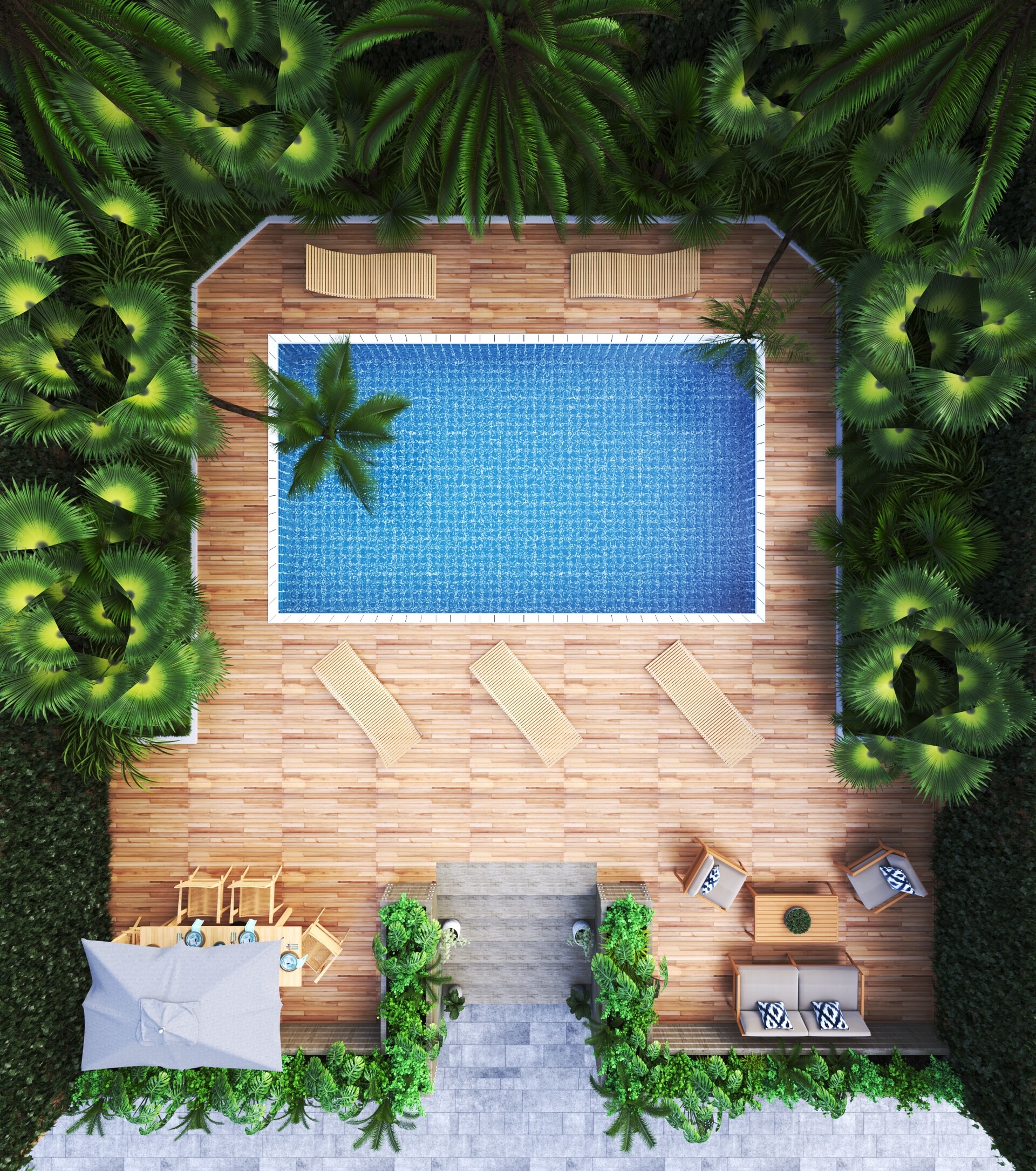 ArtStation - swiming pool project