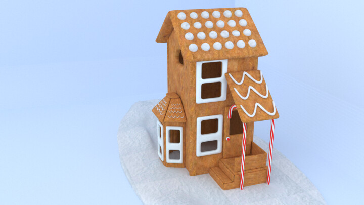 ArtStation - Gingerbread 3d