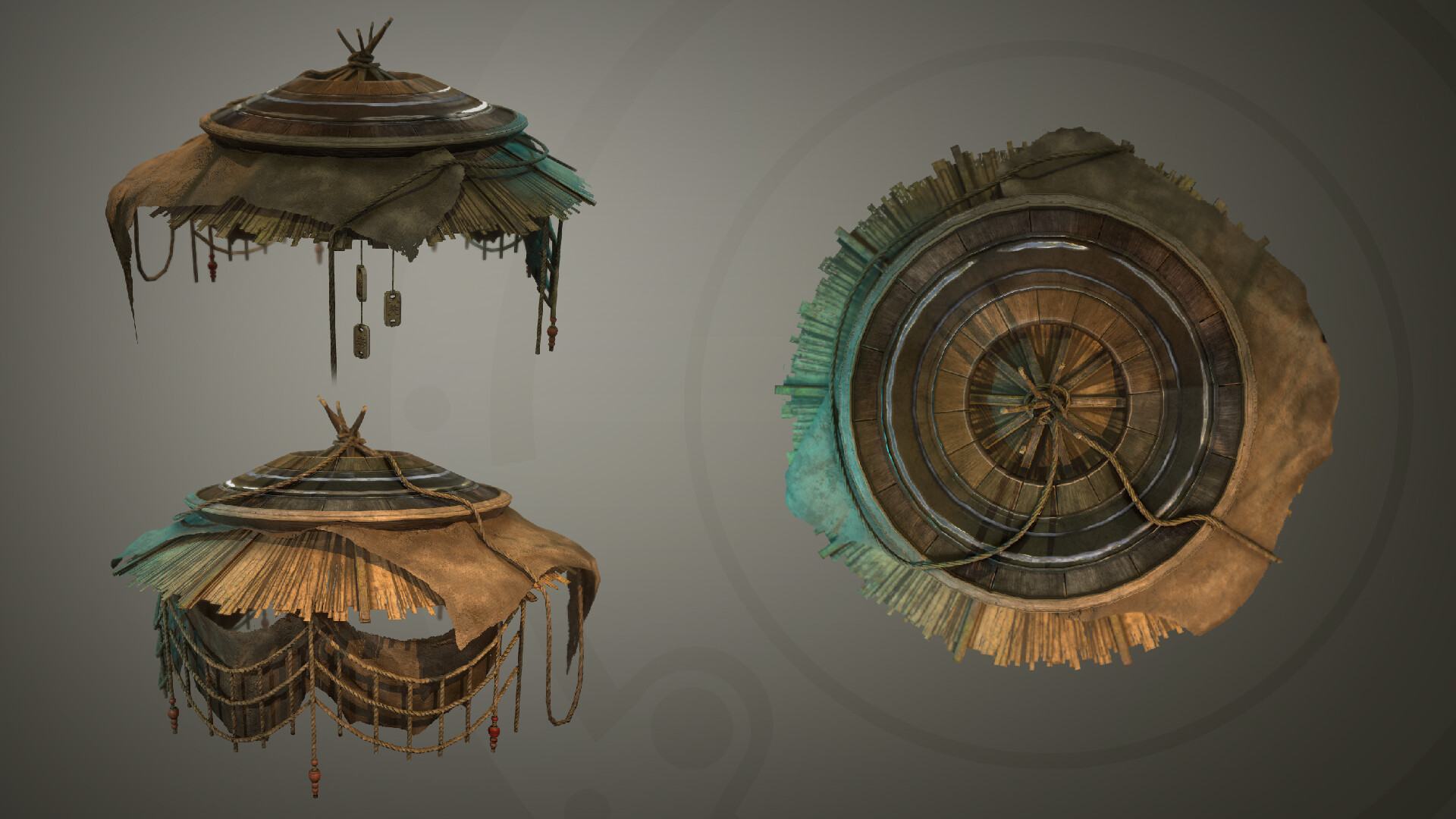 Alice Halley - Sedge Hat - 3D Game Asset