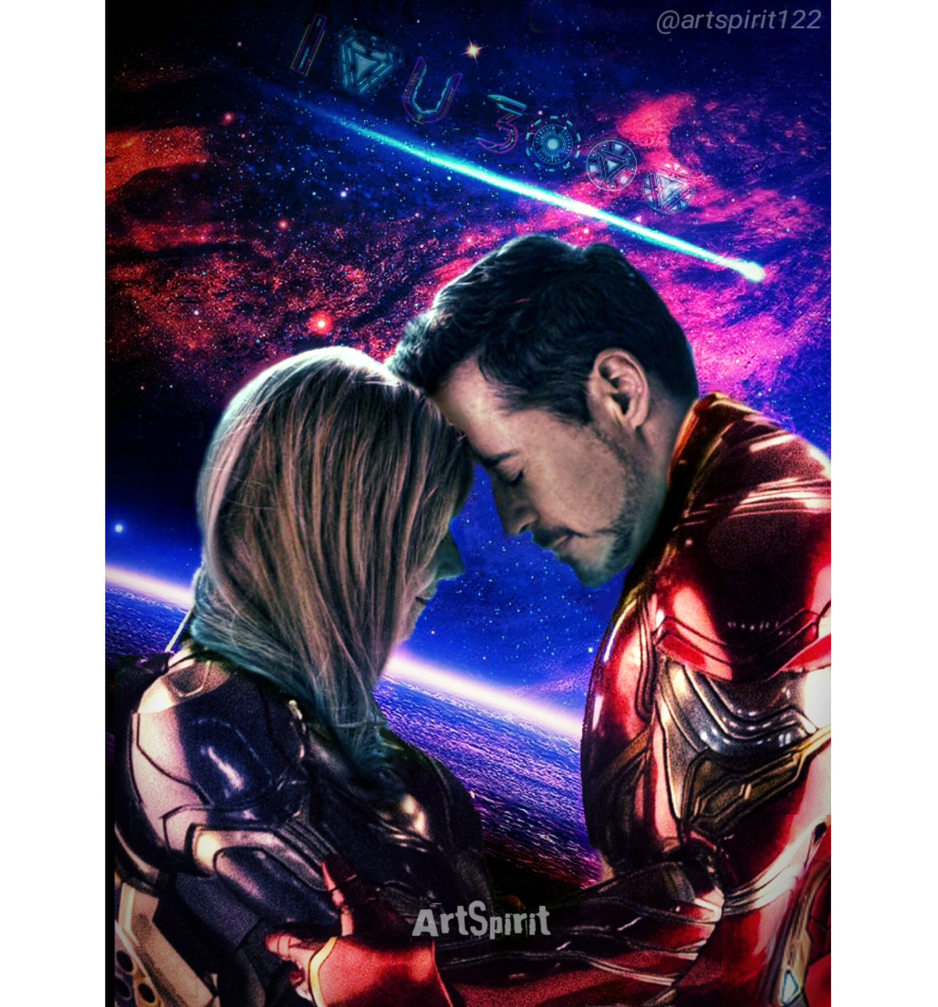 Tony Stark Pepper Fan Art