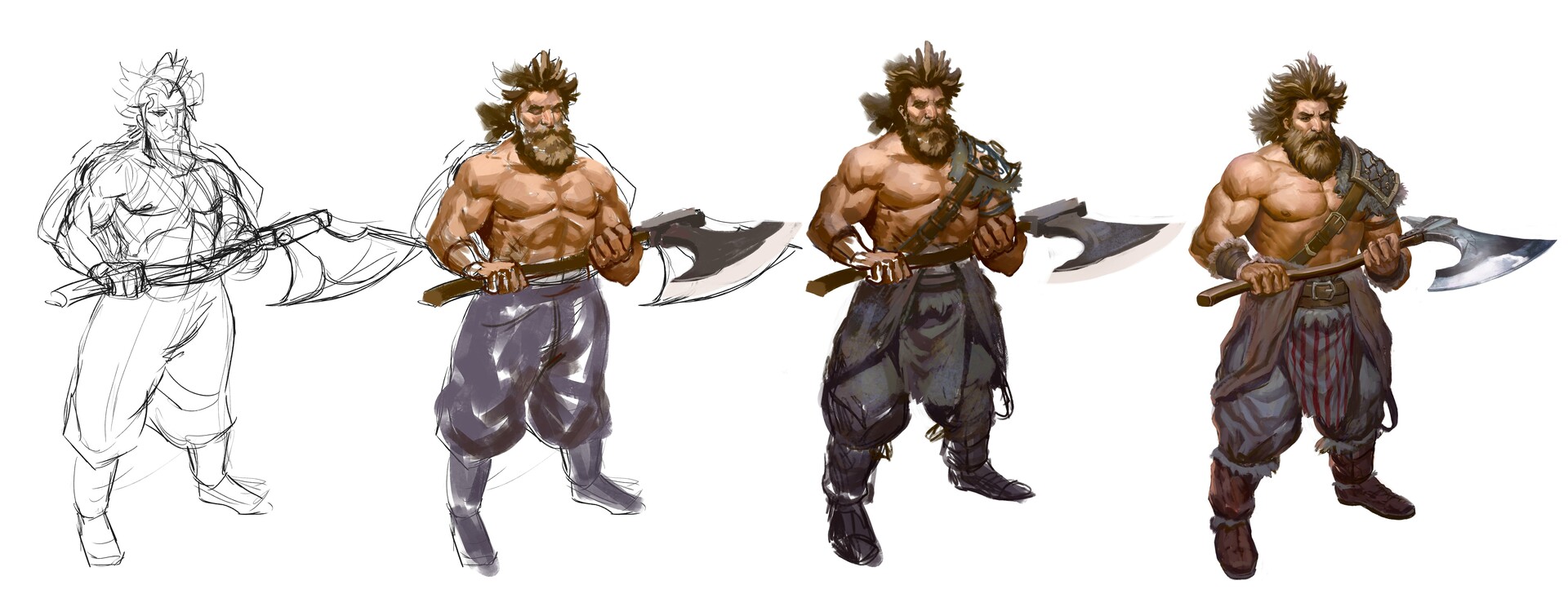 Murich . - Warrior Vinking Male