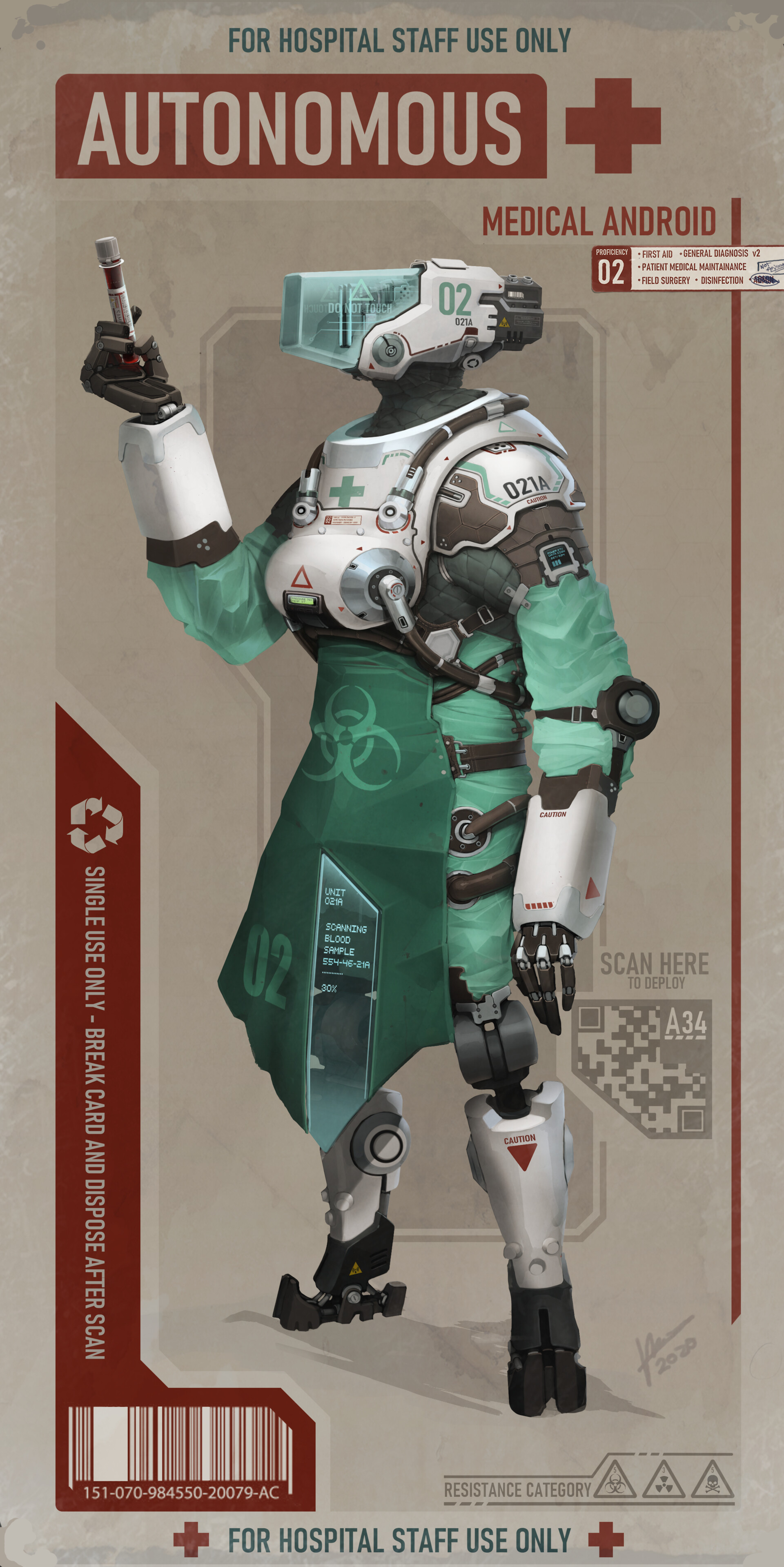 ArtStation - Medical Android!