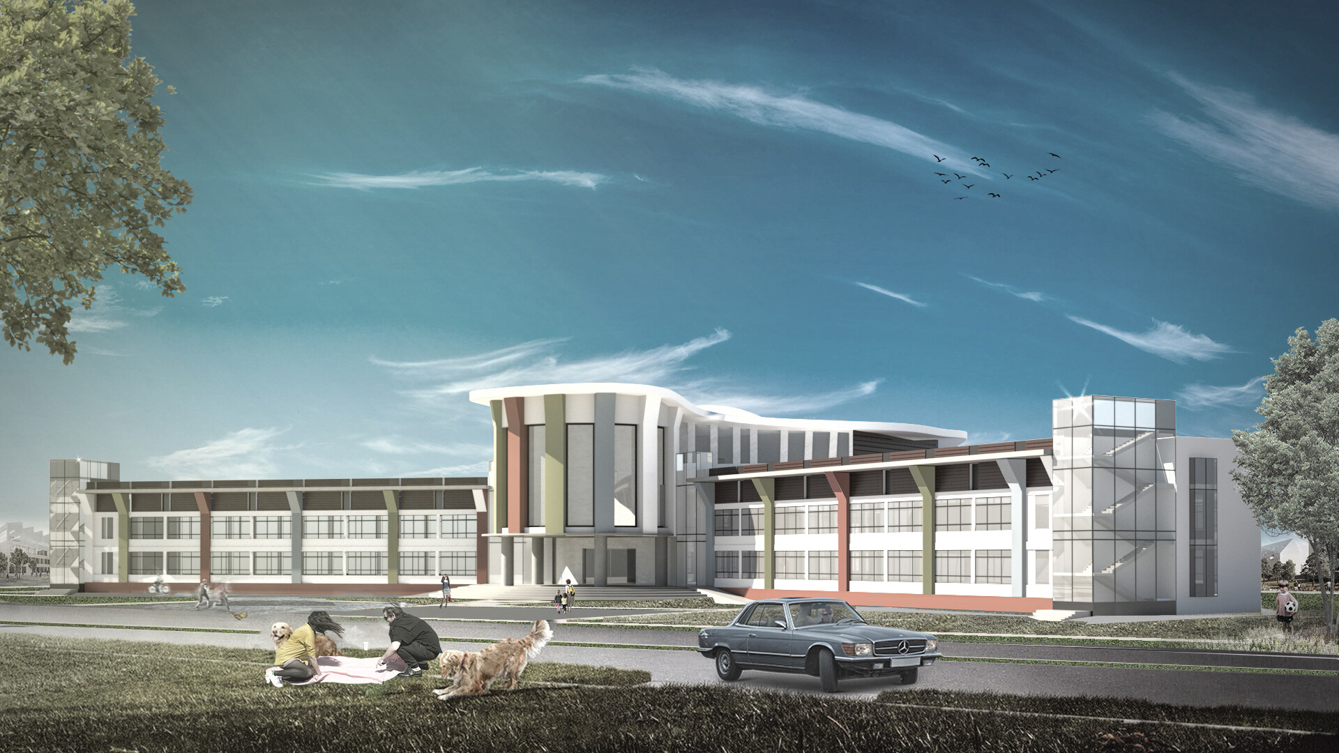 ArtStation - Primary school for 330 students