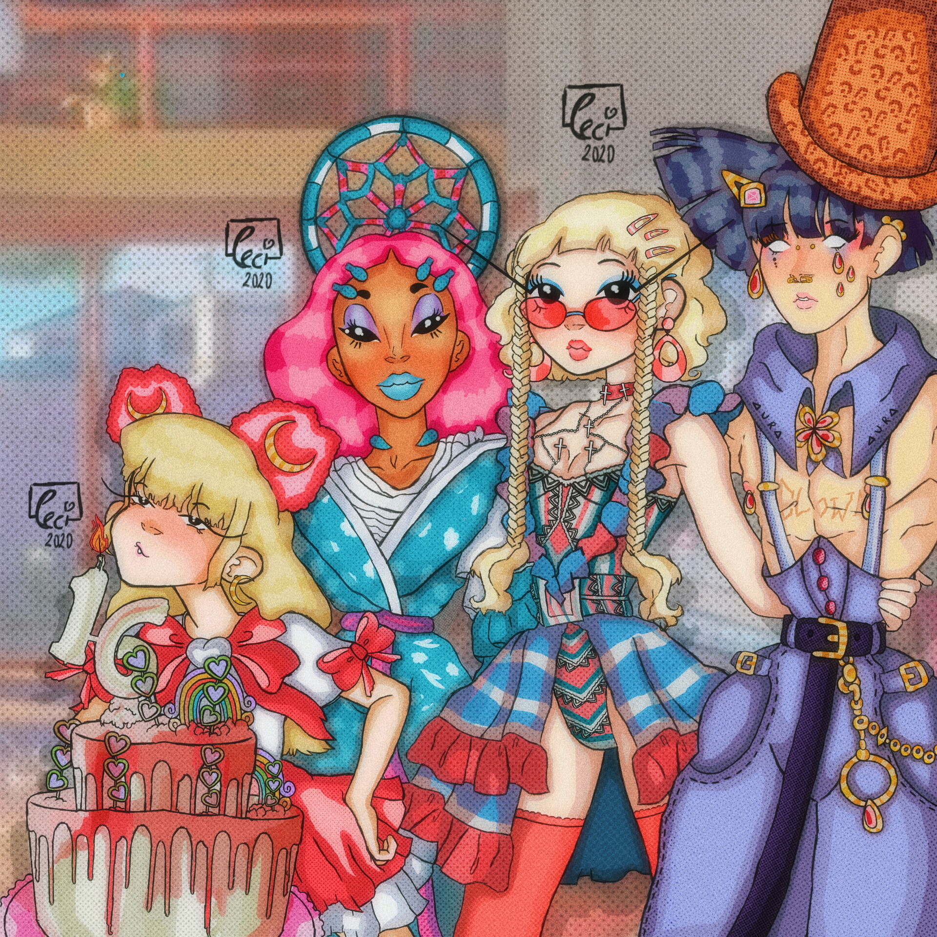 ArtStation - Paper Drag Family (@cecicasper_)