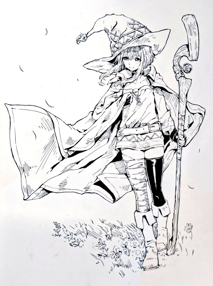 ArtStation - Konosuba: Megumin