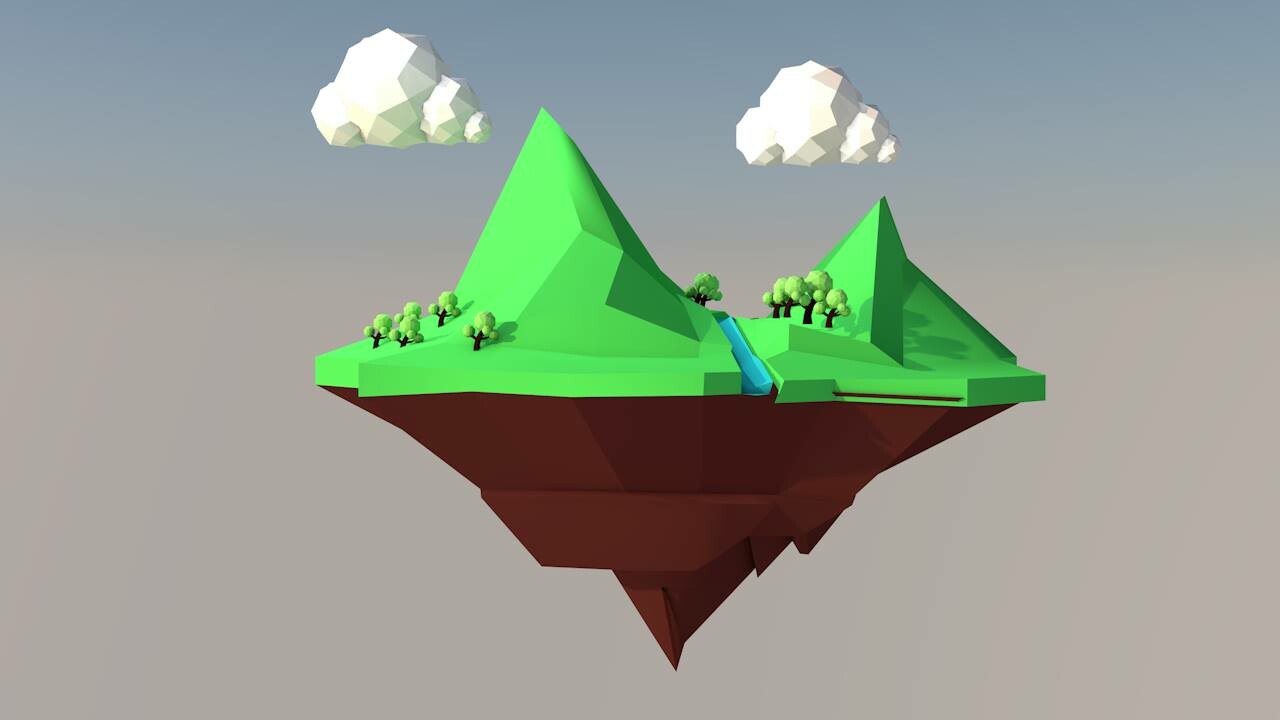 ArtStation - Floating Island