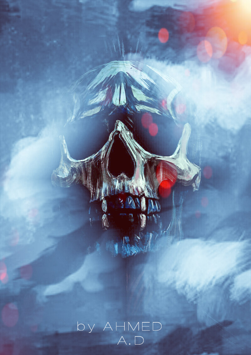 ArtStation - Cold fog skull