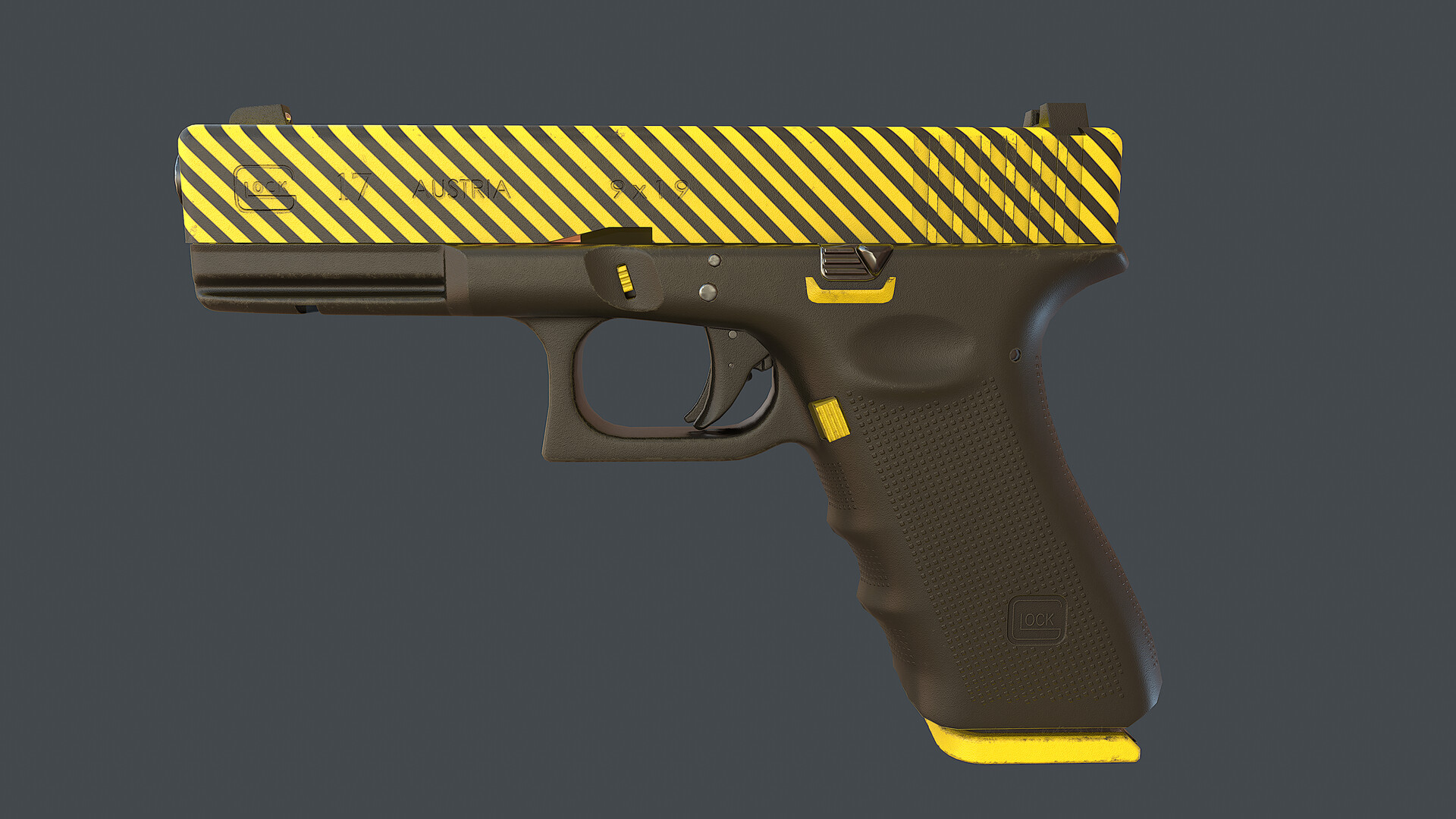 Kateryna Stankevych - Yellow Glock 17