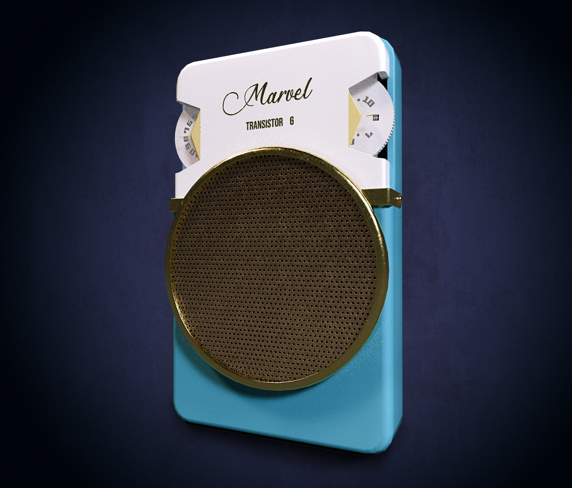 ArtStation - Transistor marvel radio