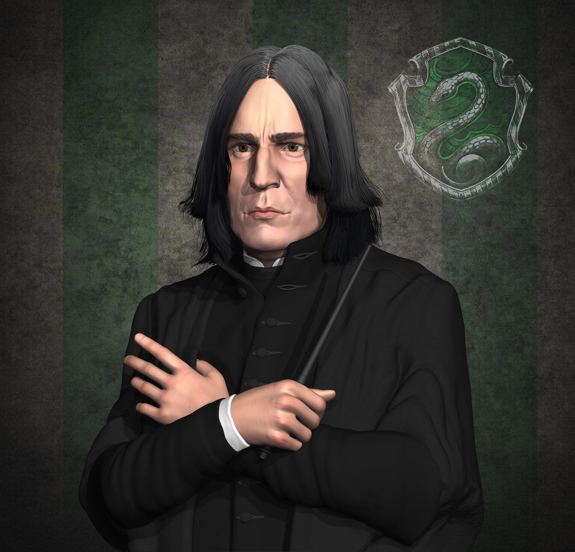 ArtStation - Severus Snape Bust