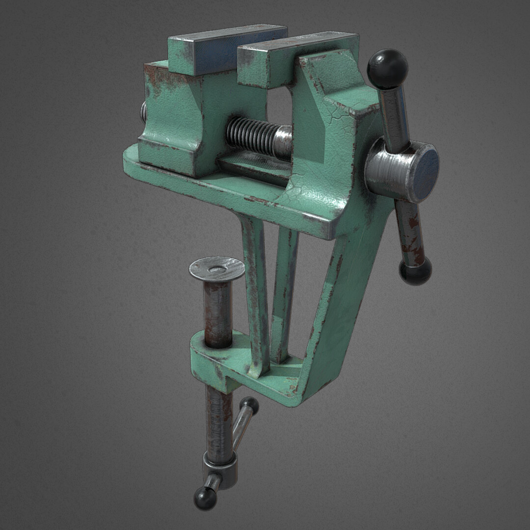 ArtStation - Bench Vice PBR
