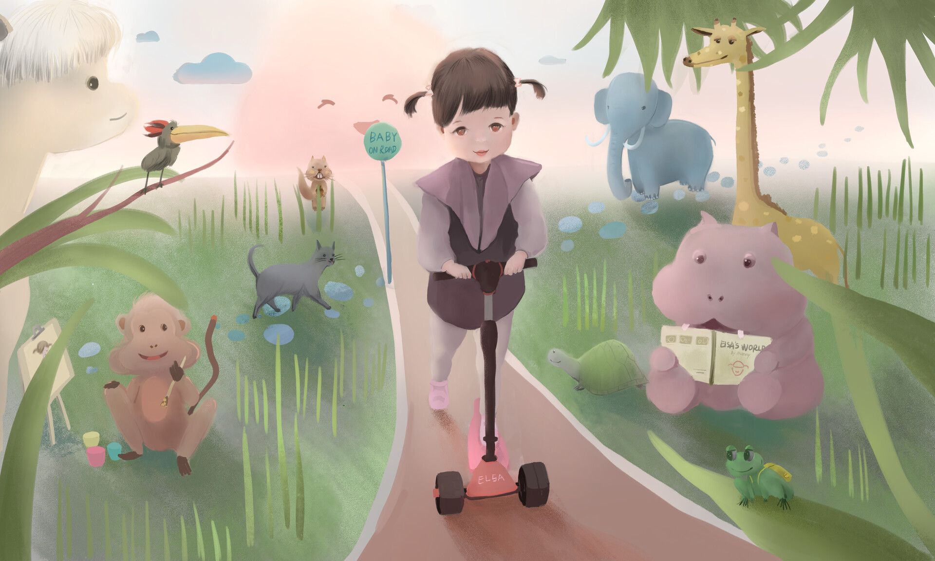 ArtStation - GO GO ELSA