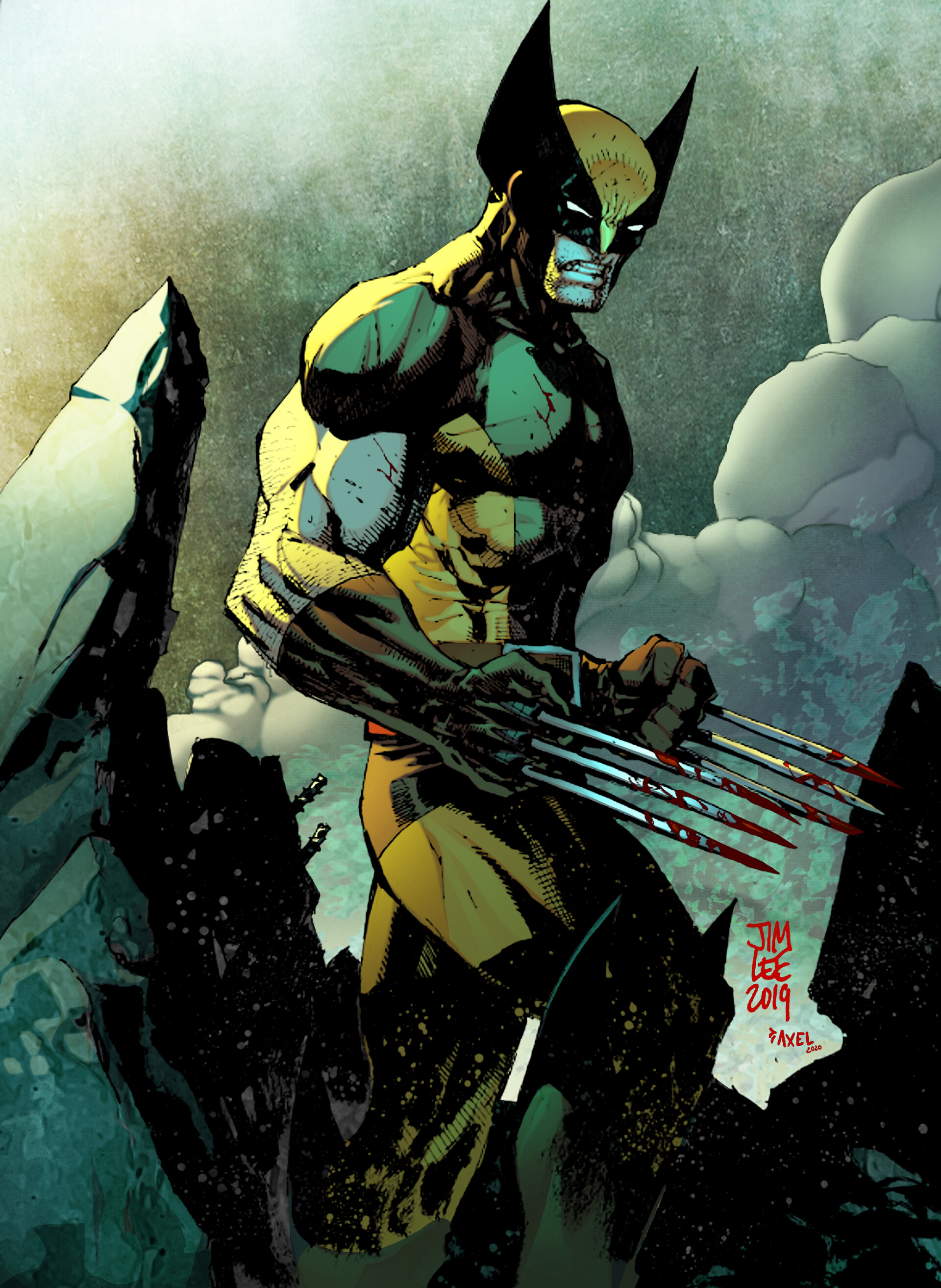 ArtStation - The Wolverine (Digital coloring)