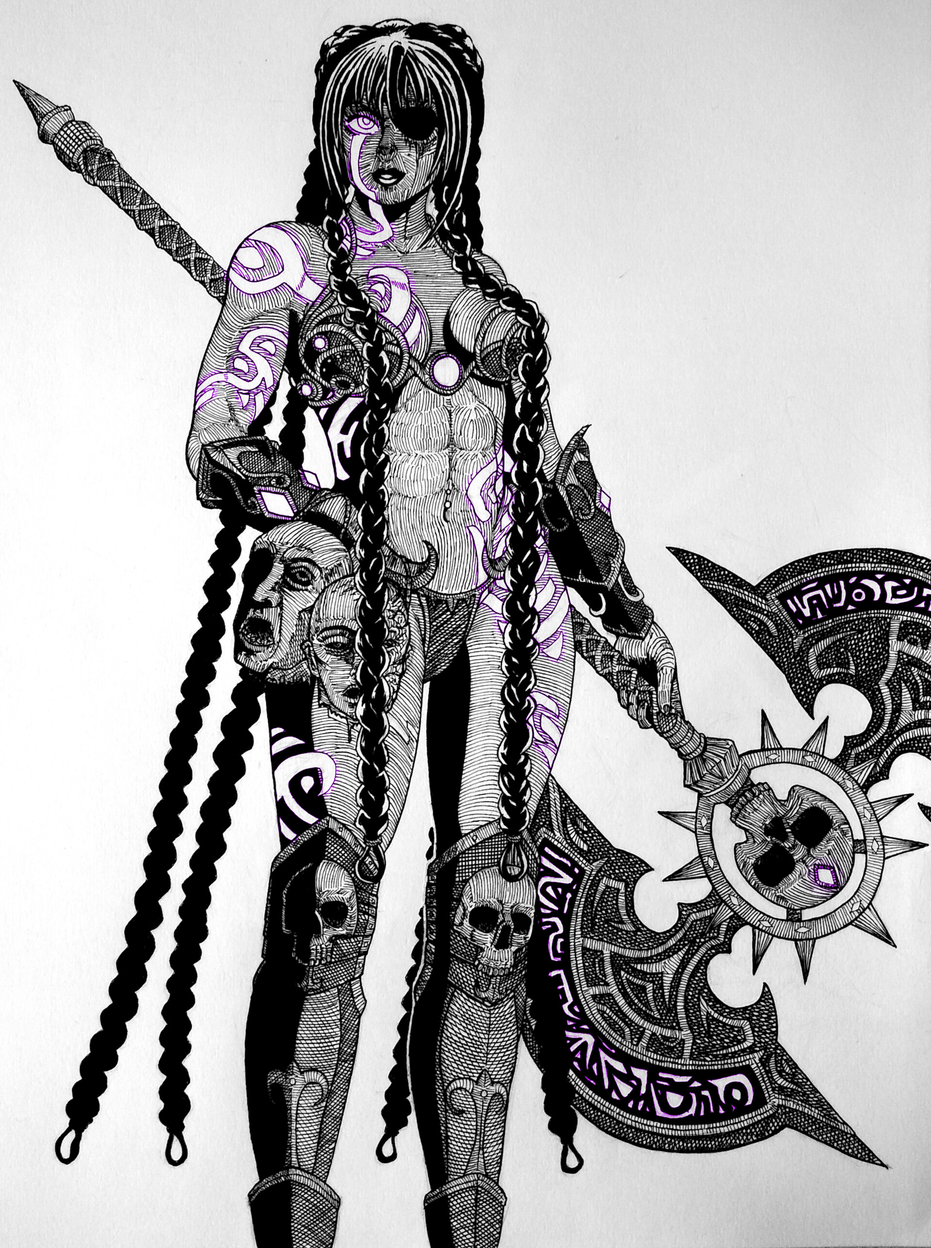 ArtStation - Aurora the Mage-Huntress (OC)