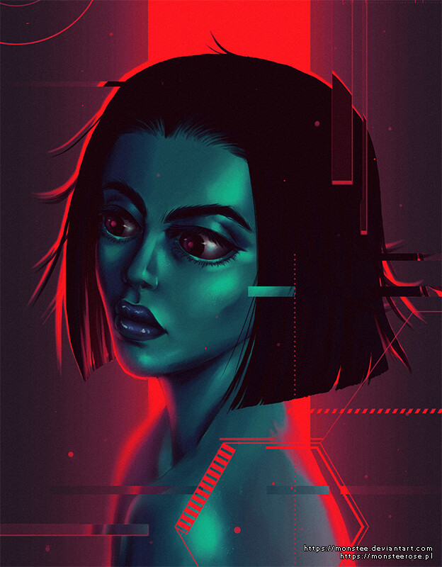 alien girl deviantart