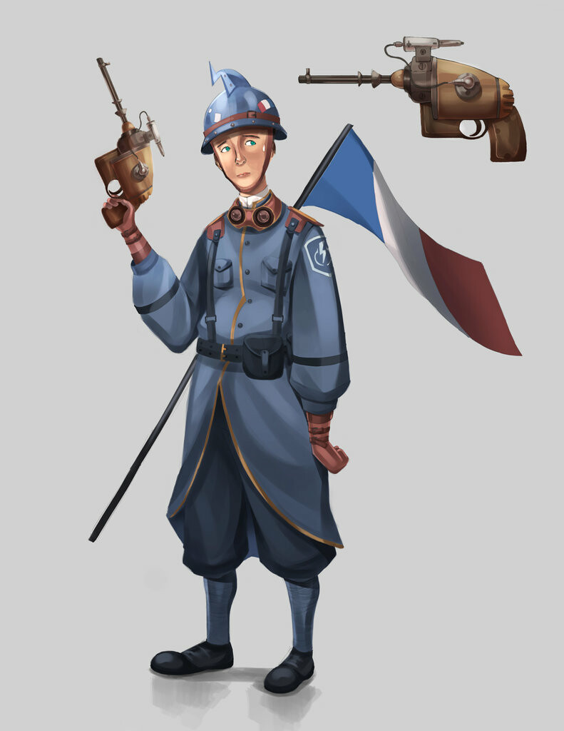 ArtStation - French soldier