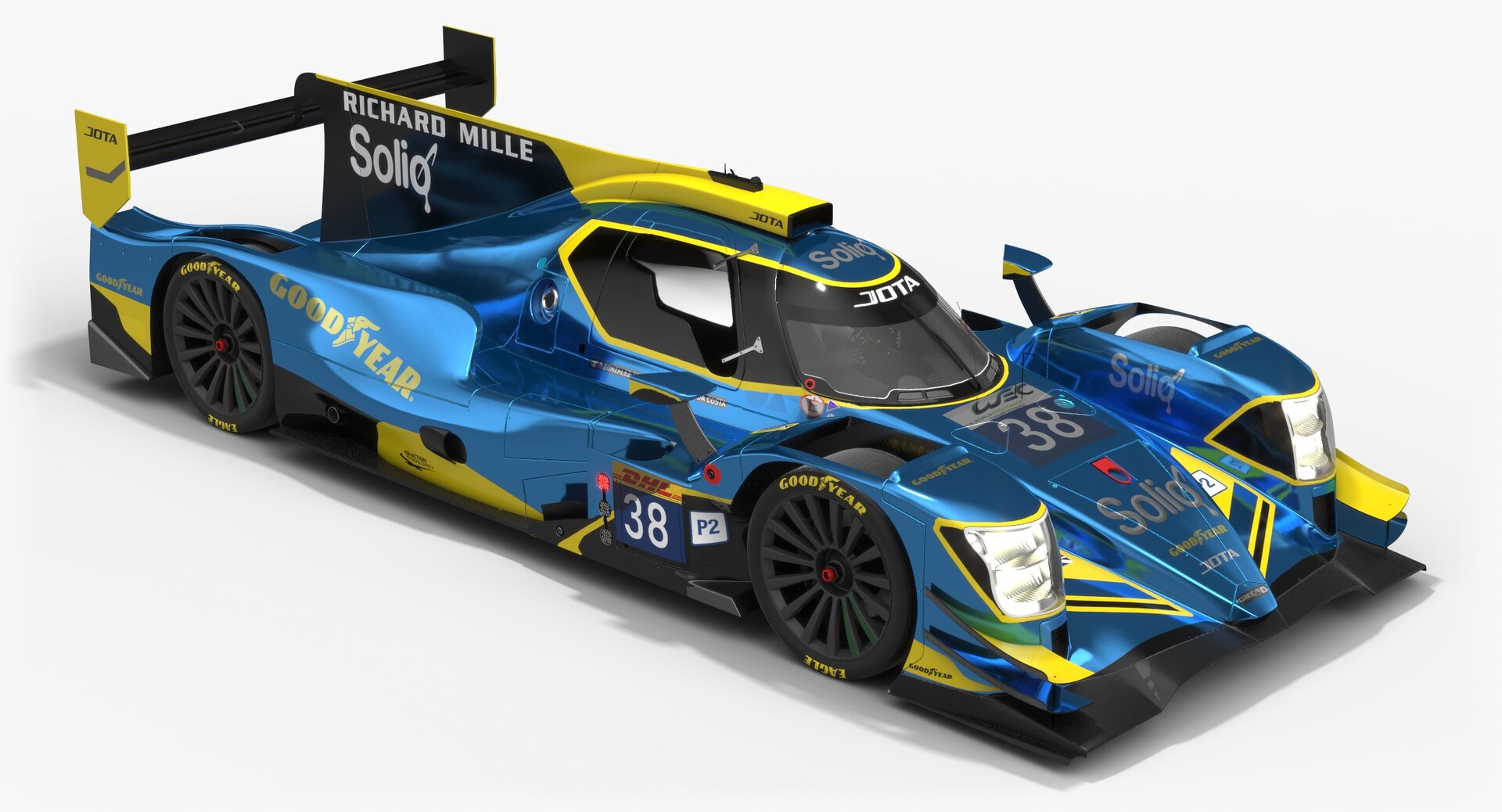 OpticalDreamSoft - Jota Sport WEC LMP2 Season 2019 2020 Oreca 07 3D model