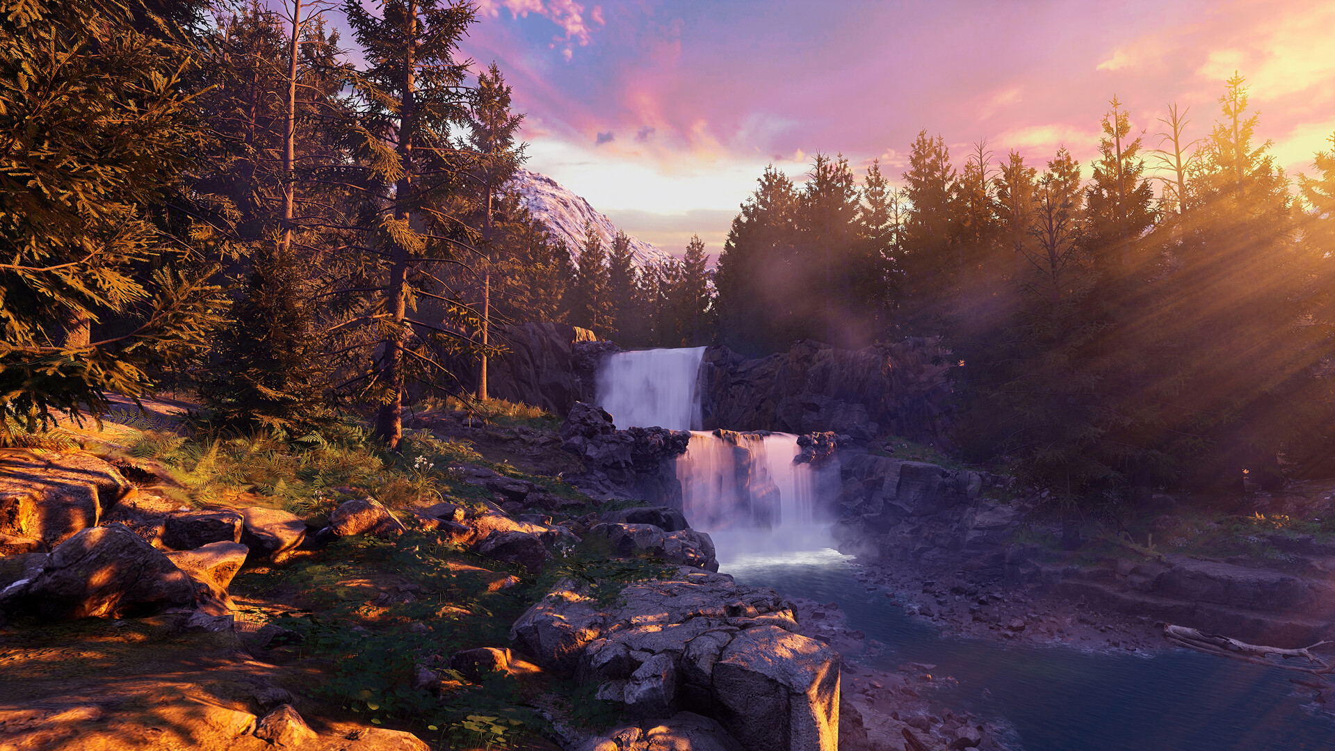 ArtStation - Misty Falls