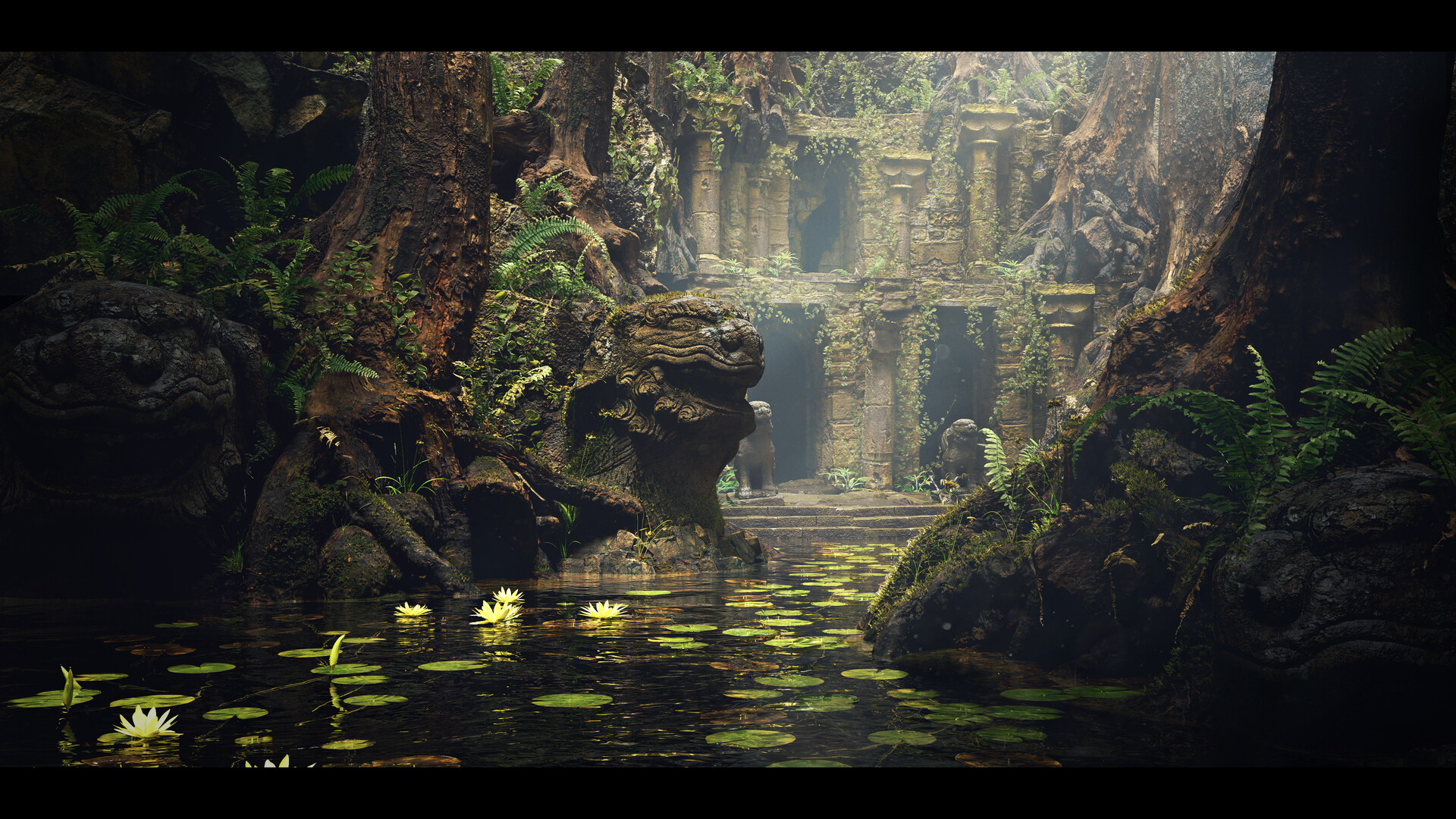 ArtStation - Asian Sump Temple