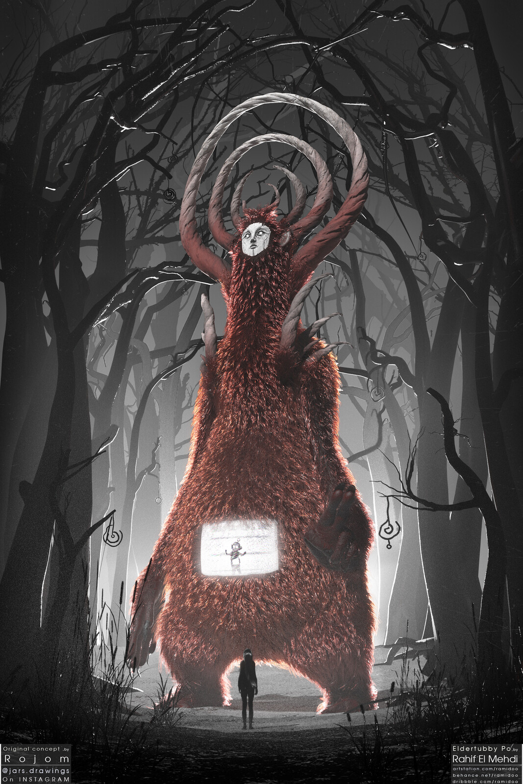 Mehdi Rahif - Eldertubby Po (Original concept by @jars.drawings)