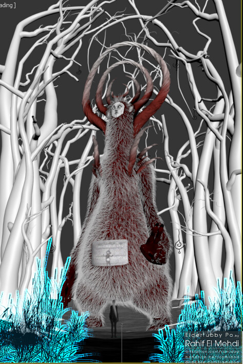 Mehdi Rahif - Eldertubby Po (Original concept by @jars.drawings)