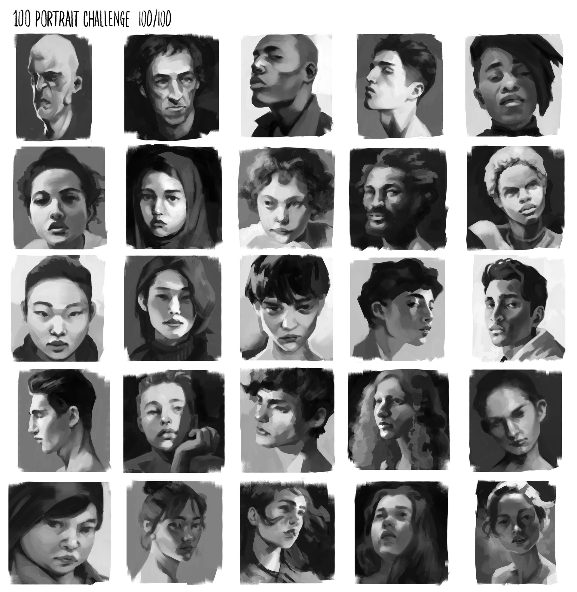 Esther Vidal - 100 portrait challenge