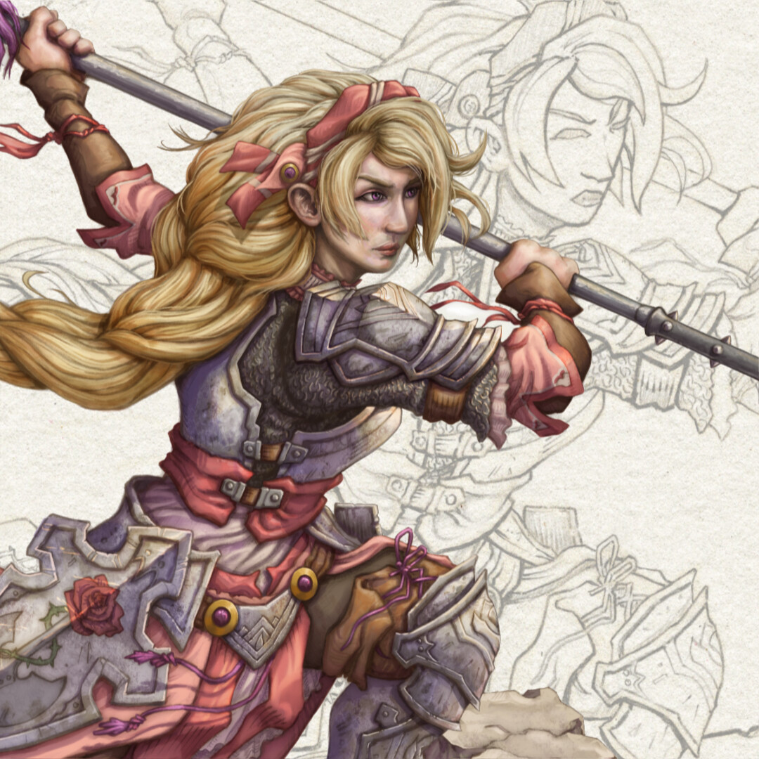 Lance Red - Rose Paladin