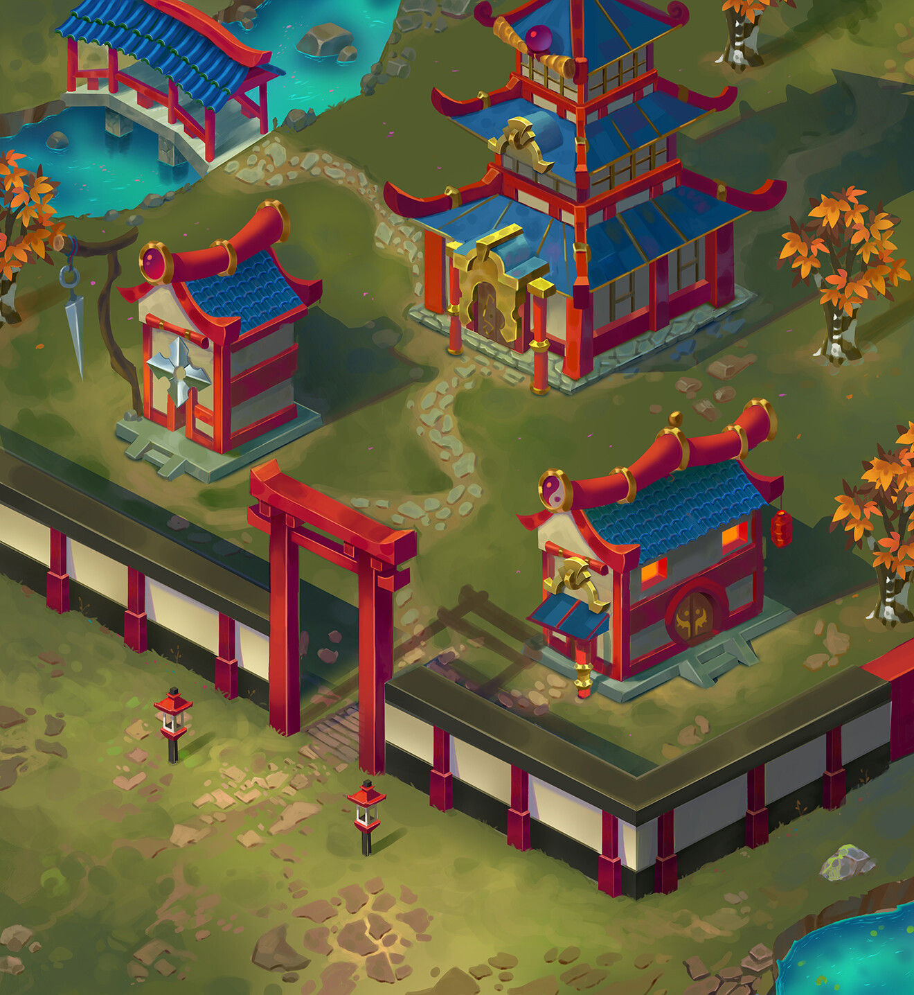 ArtStation - Ninja Village Asset