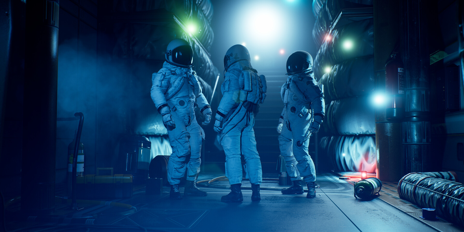 ArtStation - Space Aliens - Lighting and Cinematic Studying