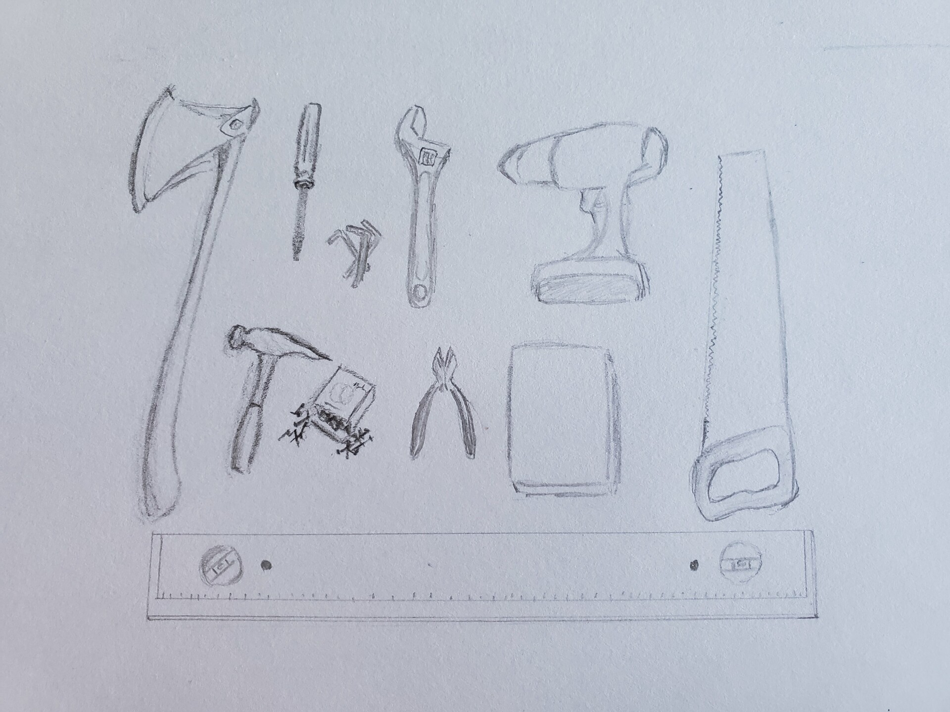 ArtStation - Tool sketches for modeling