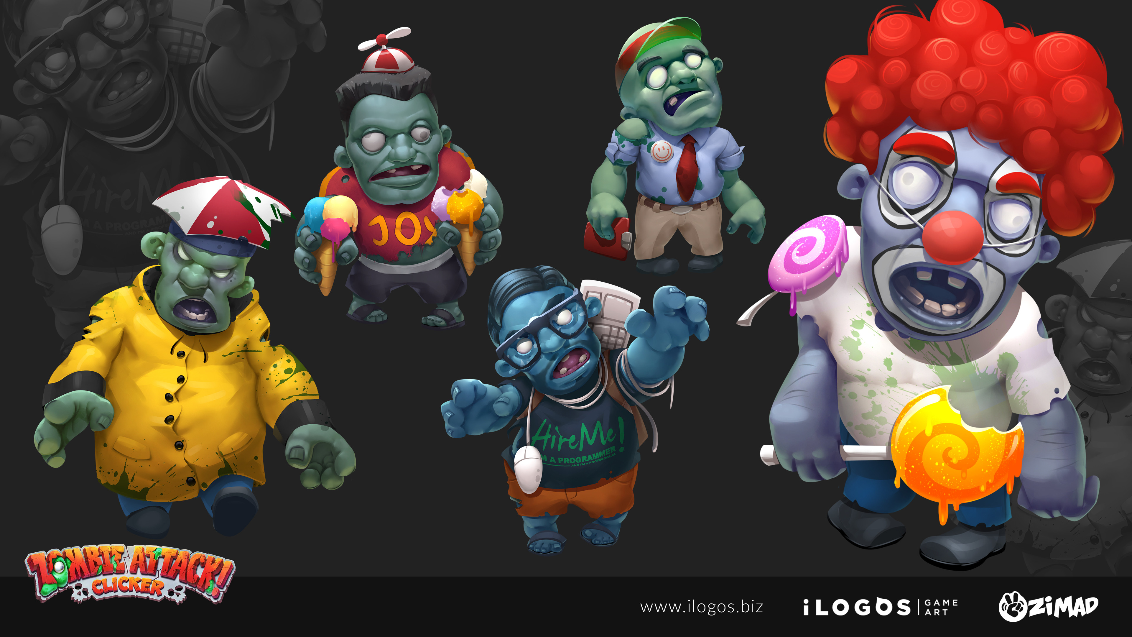 iLogos Game Studios - Zombie Attack Clicker
