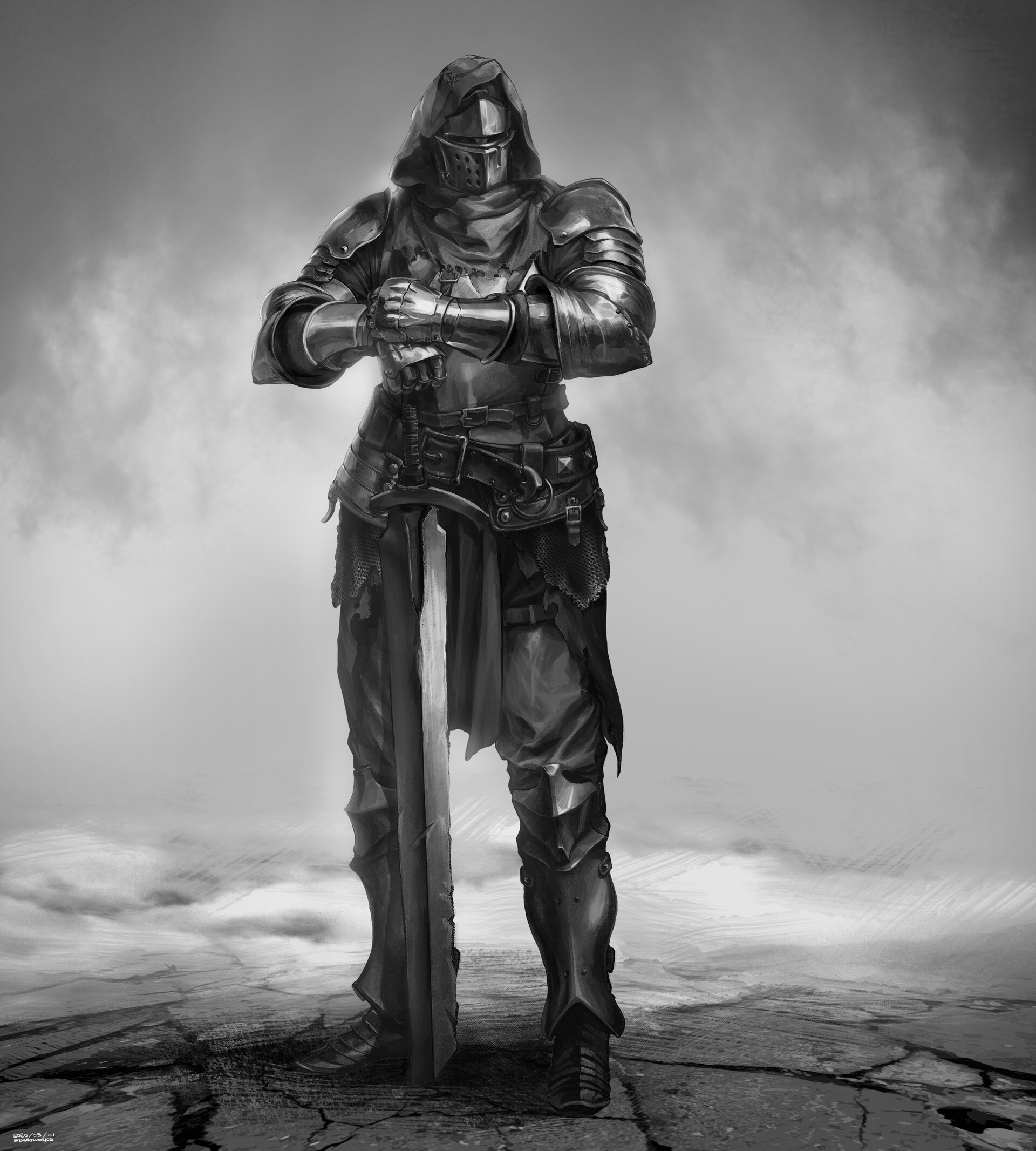 ArtStation - 0501 Main Character Concept_Crusader