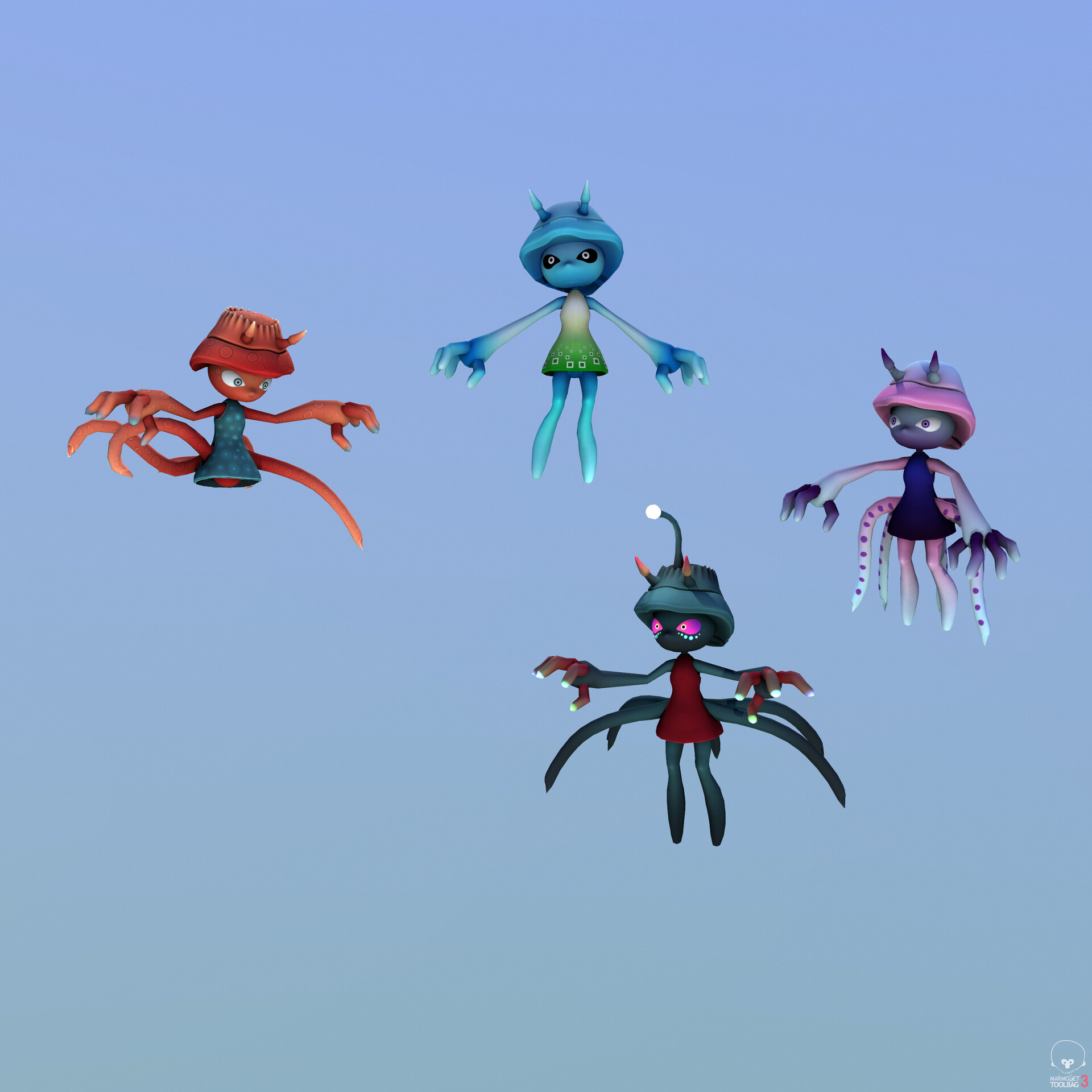 ArtStation - Sea Sprites