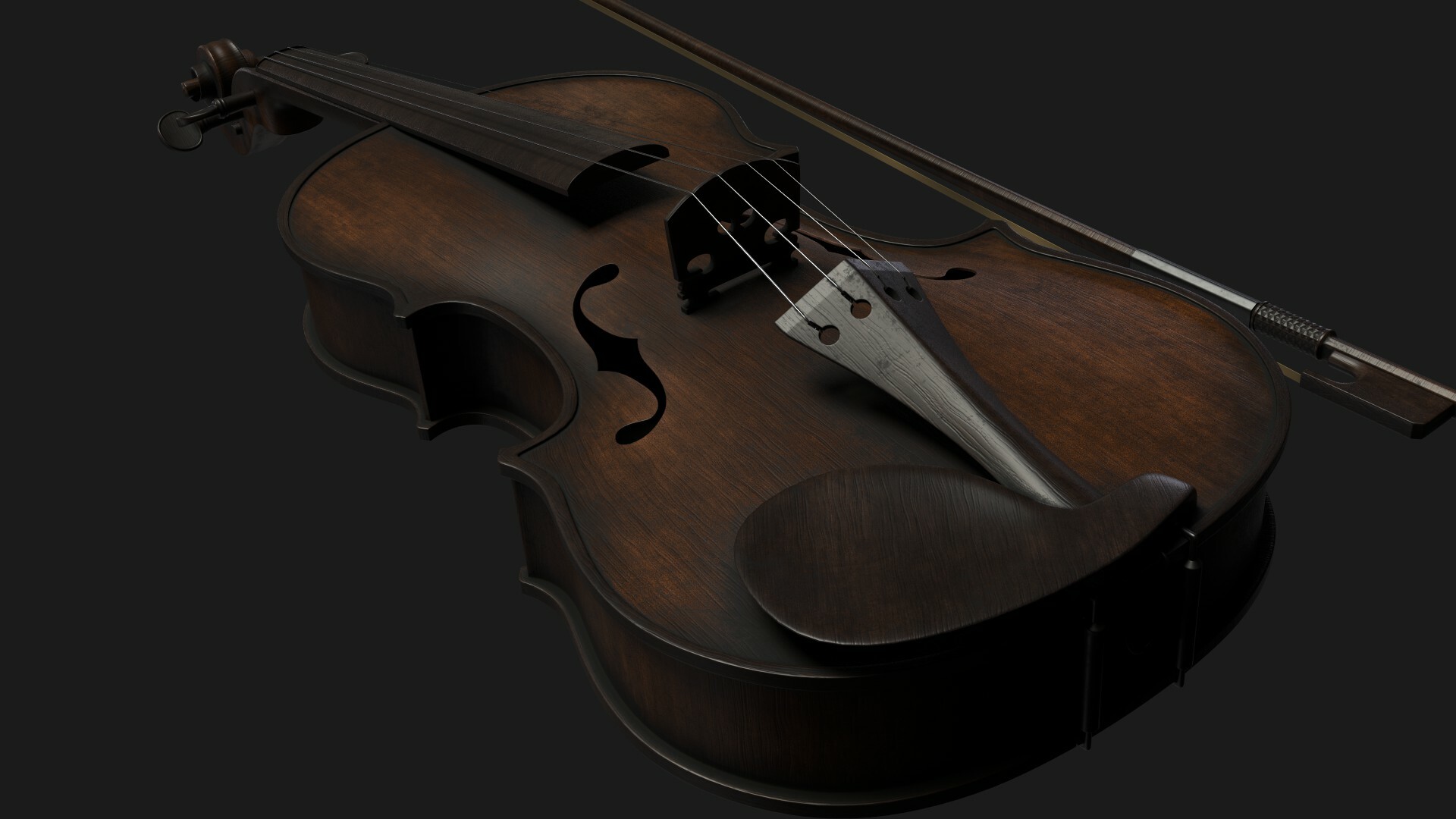 ArtStation - Violin Texturing