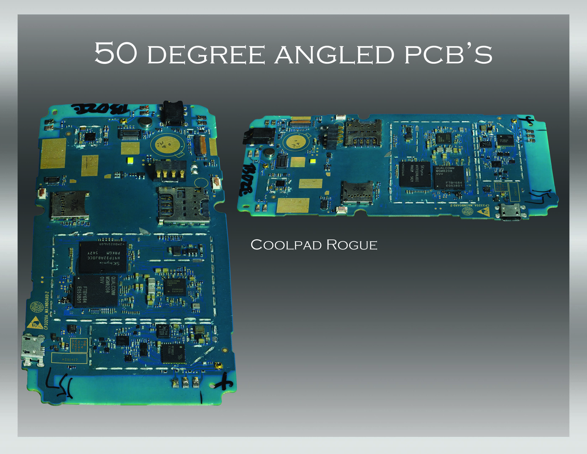 ArtStation - Coolpad Rouge Hi-Res angled PCB