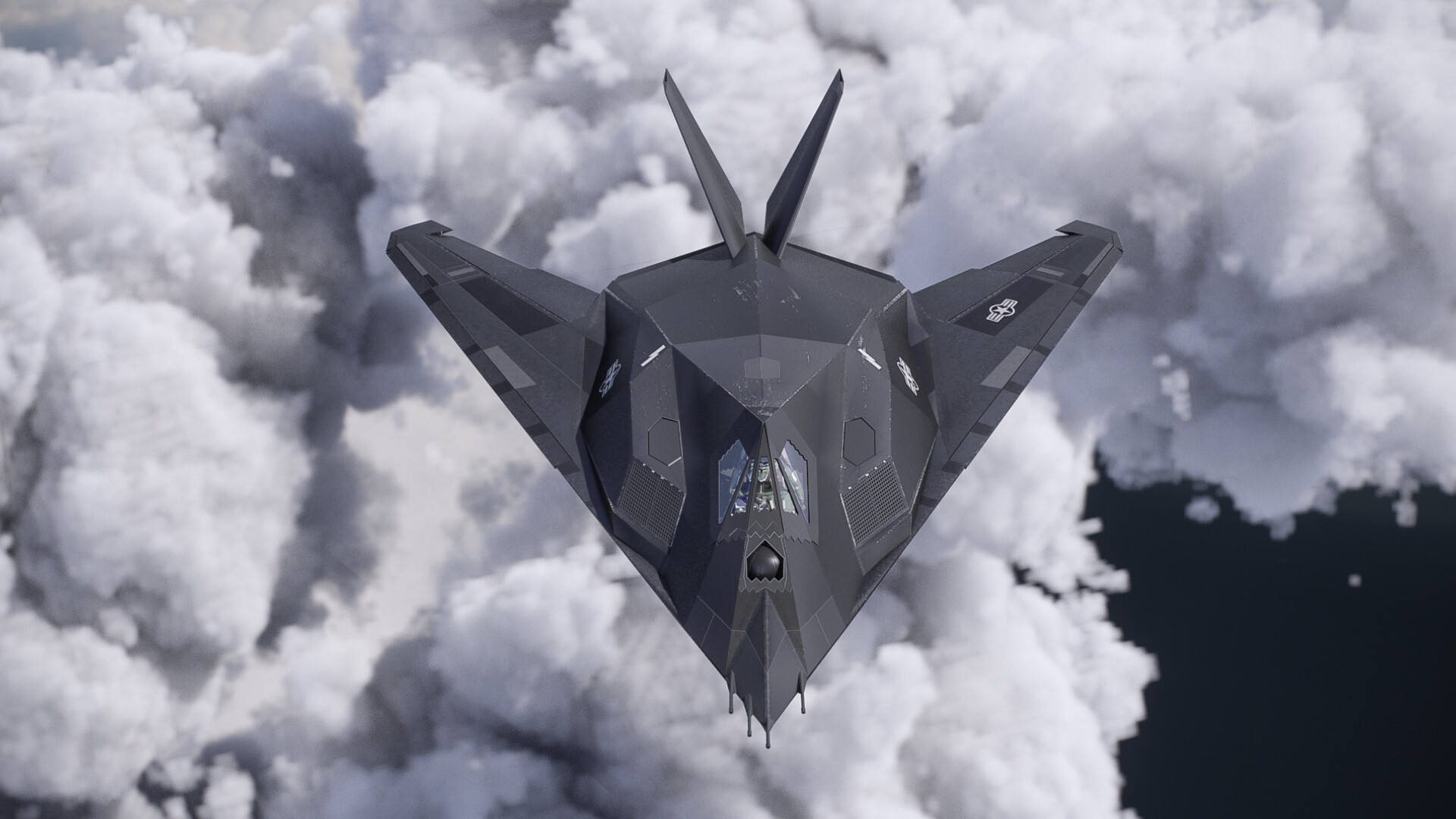 ArtStation - F-117A Nighthawk