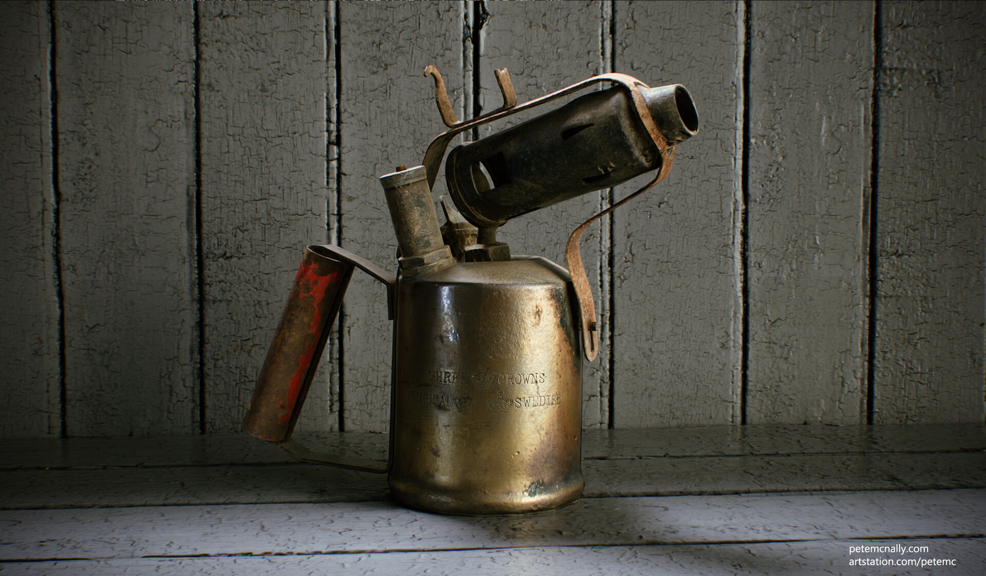 ArtStation - Vintage paraffin torch